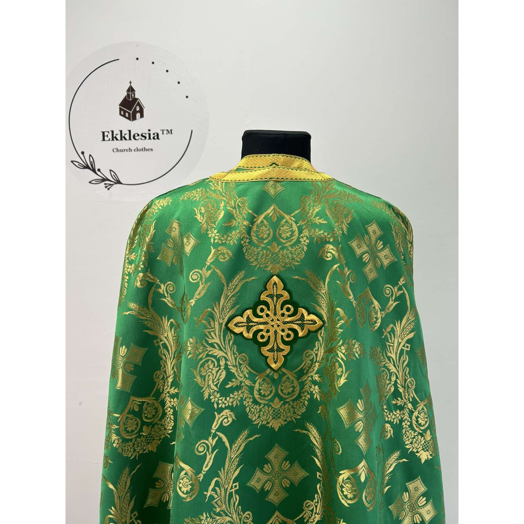 Greek style priest vestment in brocade - Liturgical vestment for priest