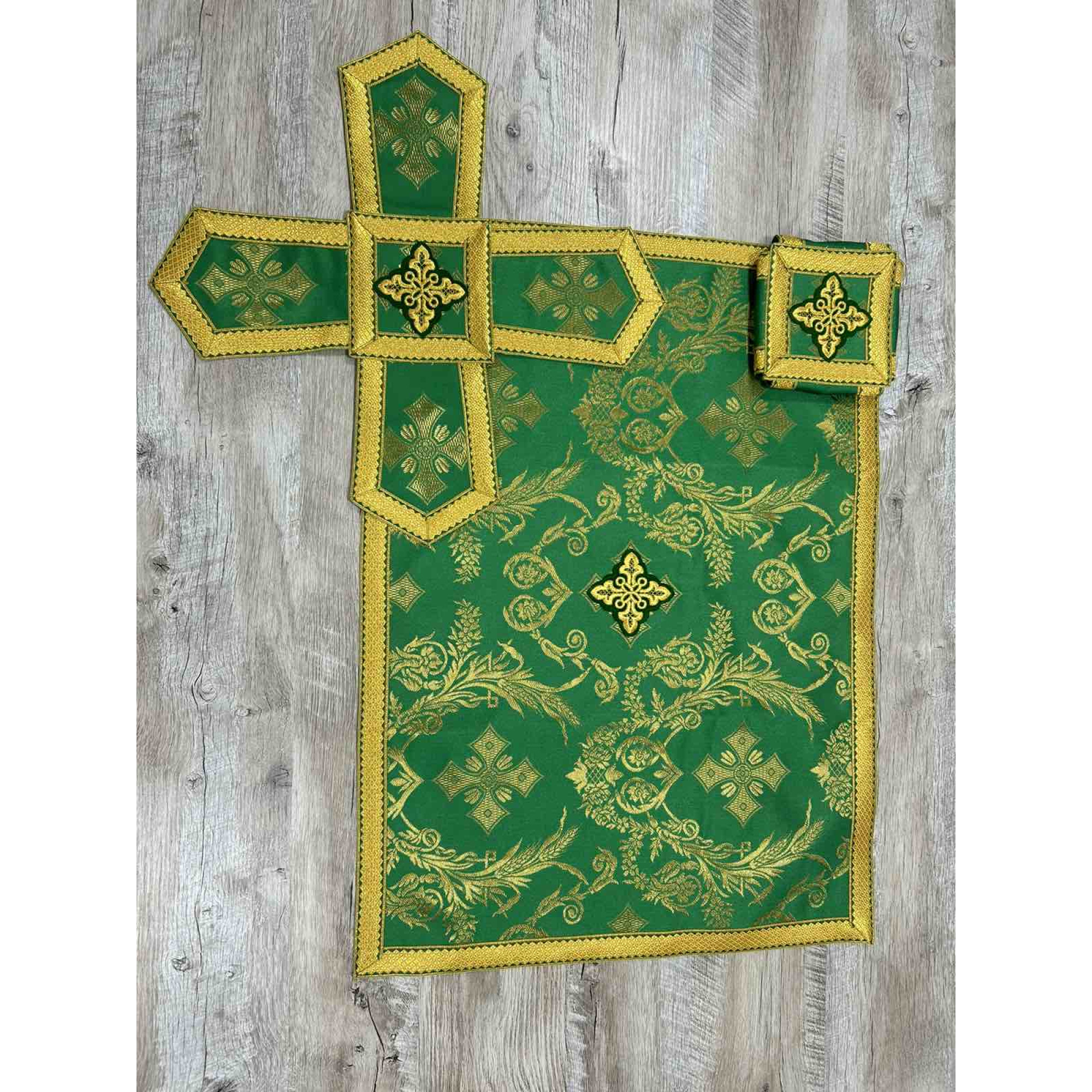 Greek style priest vestment in brocade - Liturgical vestment for priest