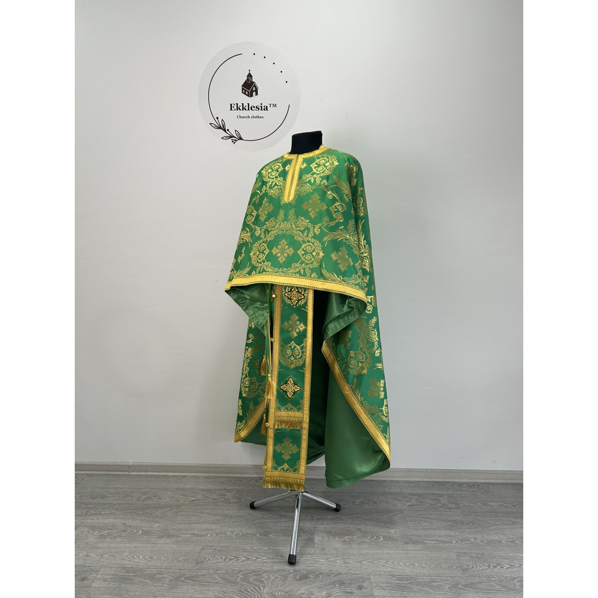 Greek style priest vestment in brocade - Liturgical vestment for priest