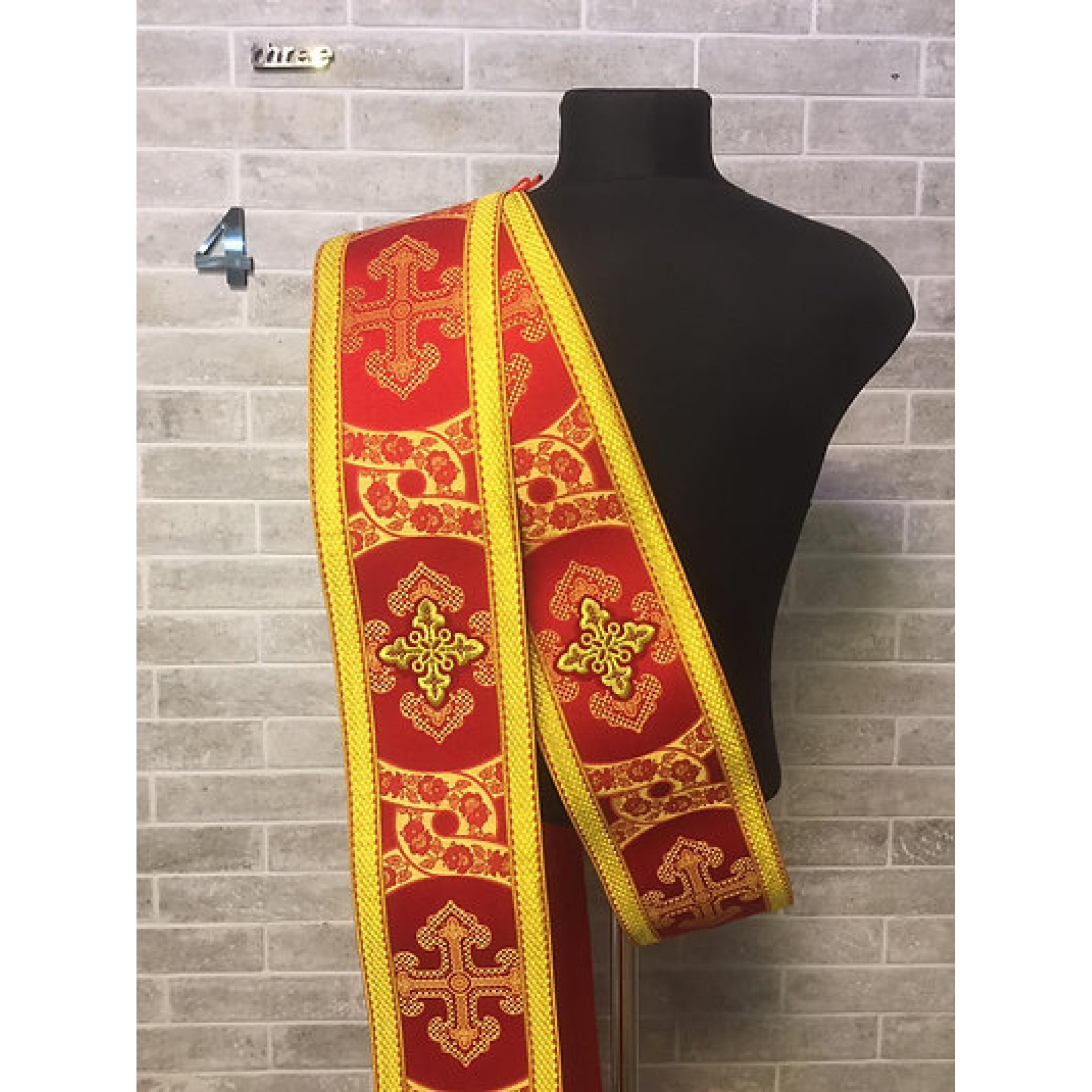 Deacon's and Protodeacon's orthodox orarion - Priest orar for stichar