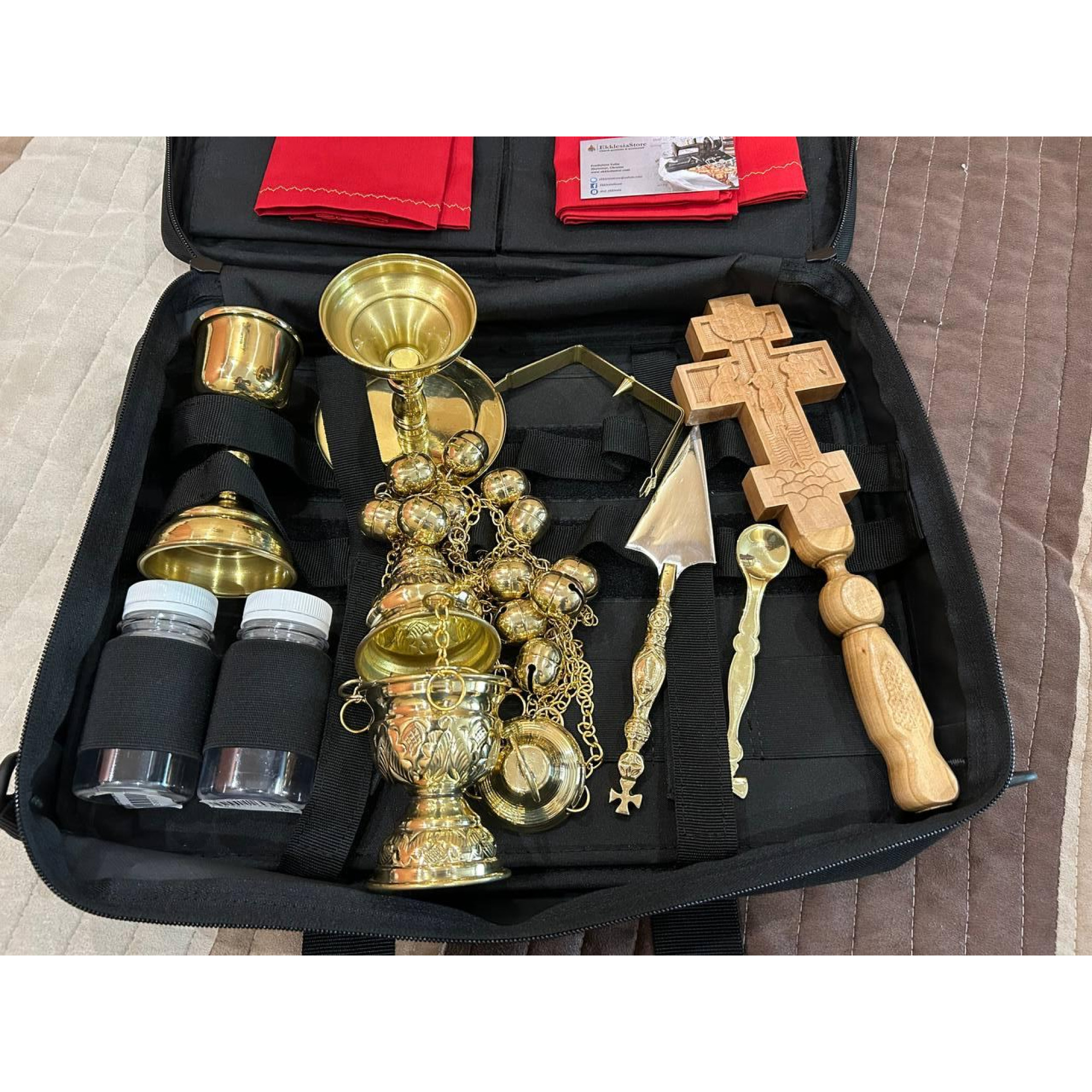 Liturgical travel communion set, priest's set for traveling, priests ...