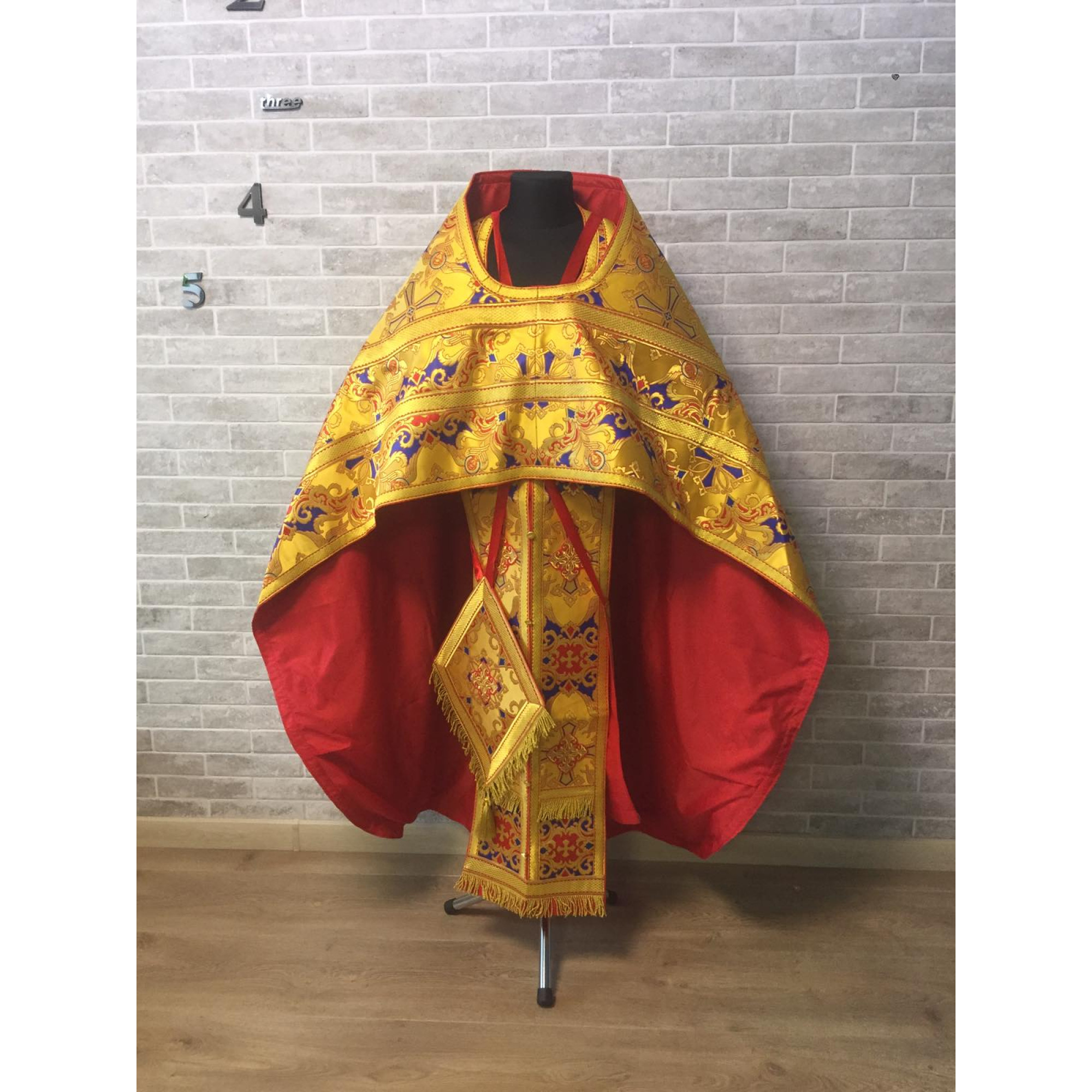 Slavic style vestments in brocade - Priest vestments - Clothes for ...