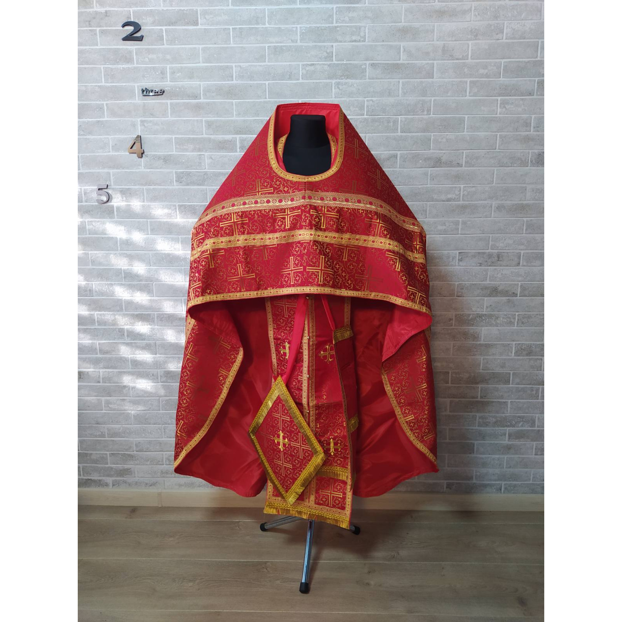 Slavic style vestments in brocade - Priest vestments - Clothes for ...