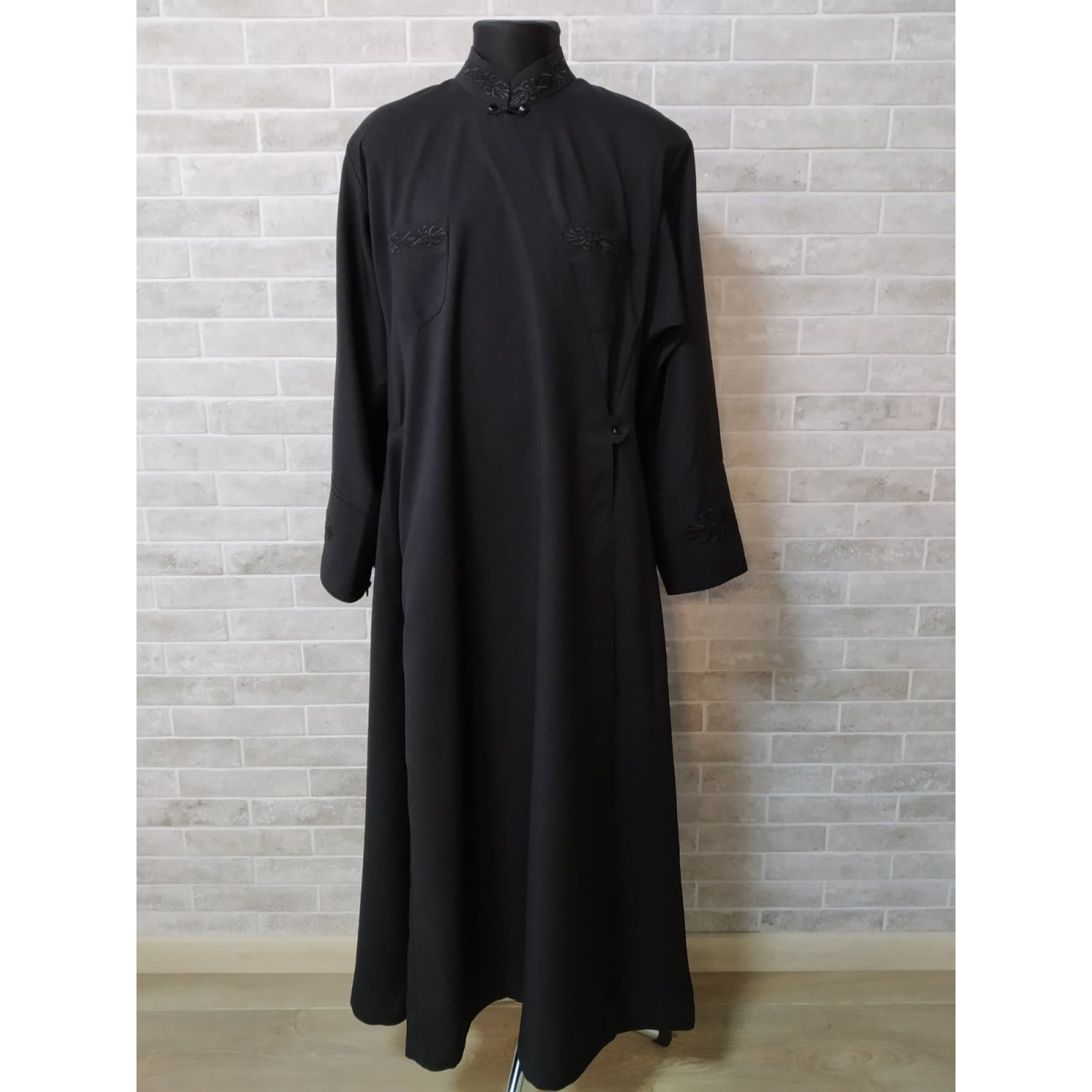 Embroidered Orthodox cassock - St. Petersburg style cassock in linen ...