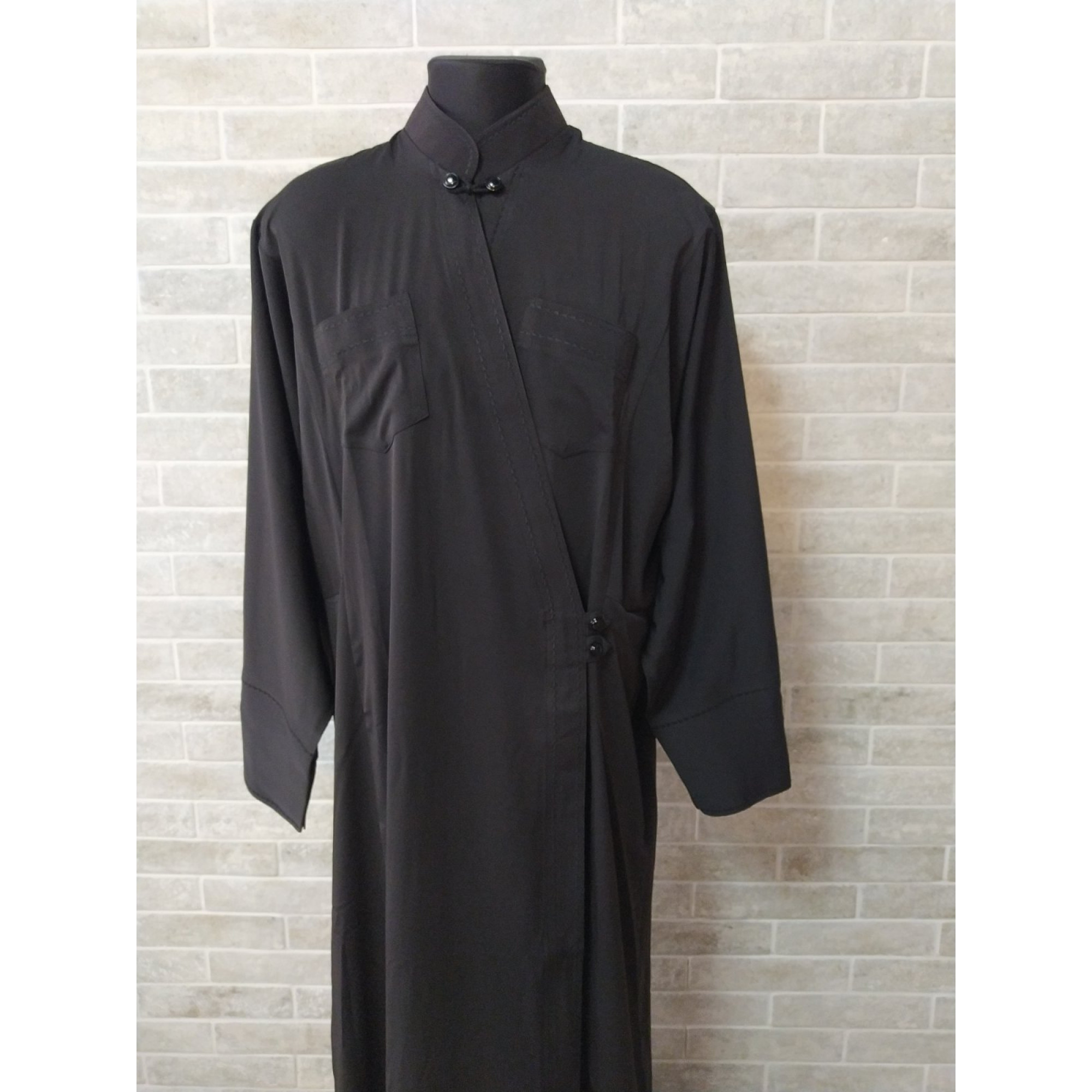 Orthodox cassock - Cassock in gabardine / wet silk with machine ...