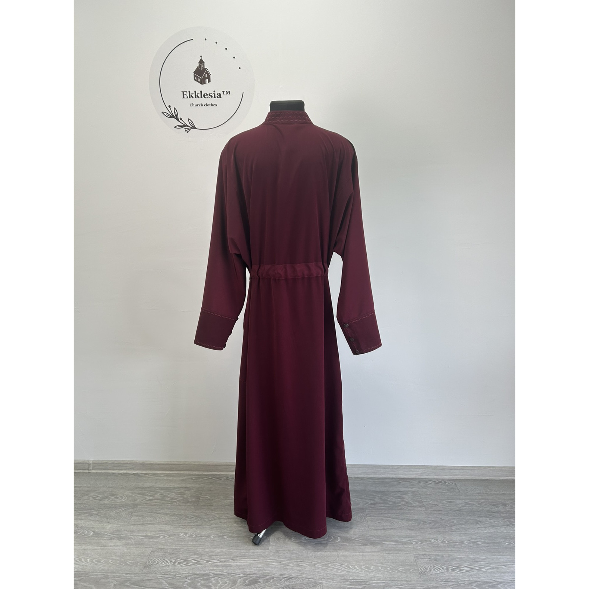 Embroidered Orthodox cassock with an embroidered line - Inner cassock ...