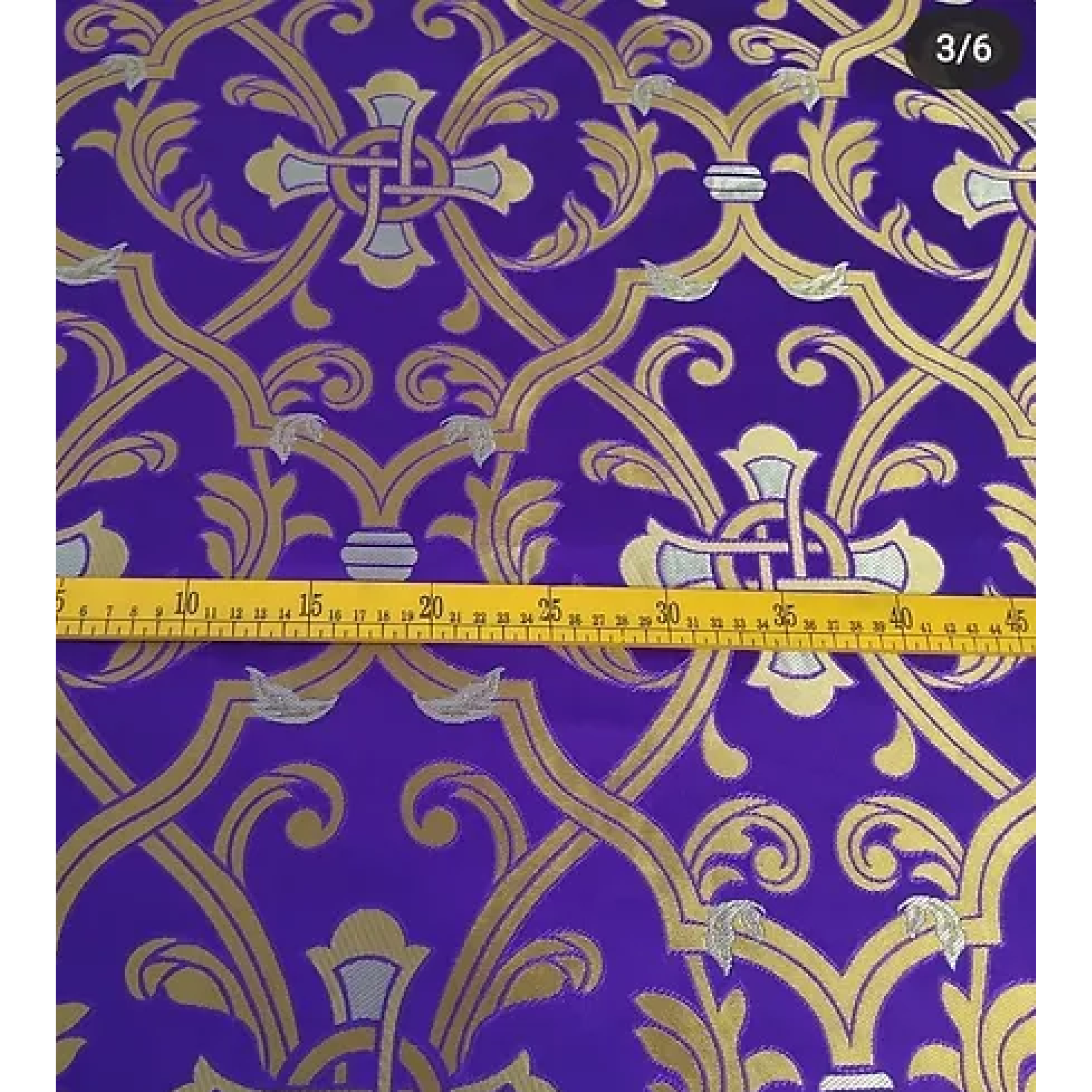 Liturgical Brocade Nonmetallic Greek Brocade