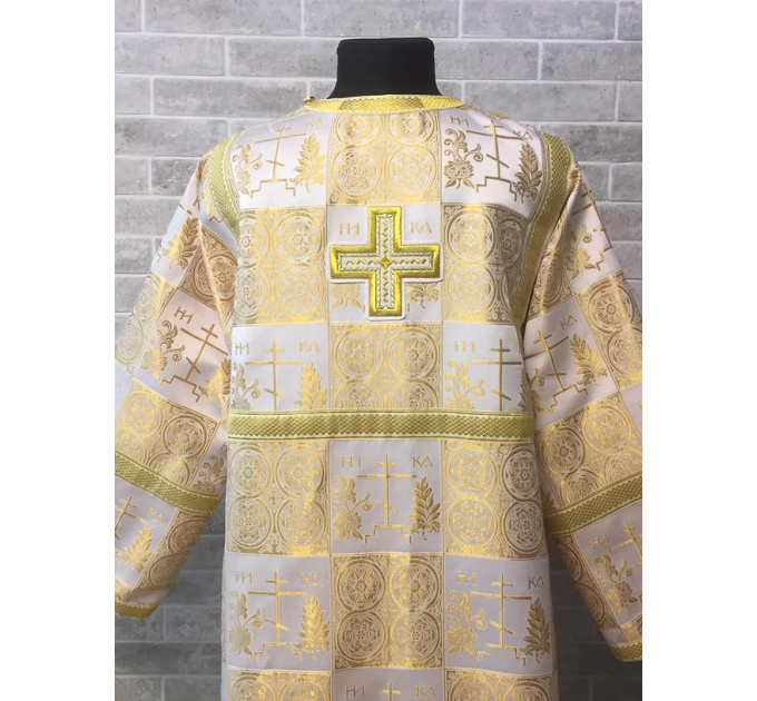 Orthodox sticharion - Church stikhar - Altar Server Reader Robe in brocade
