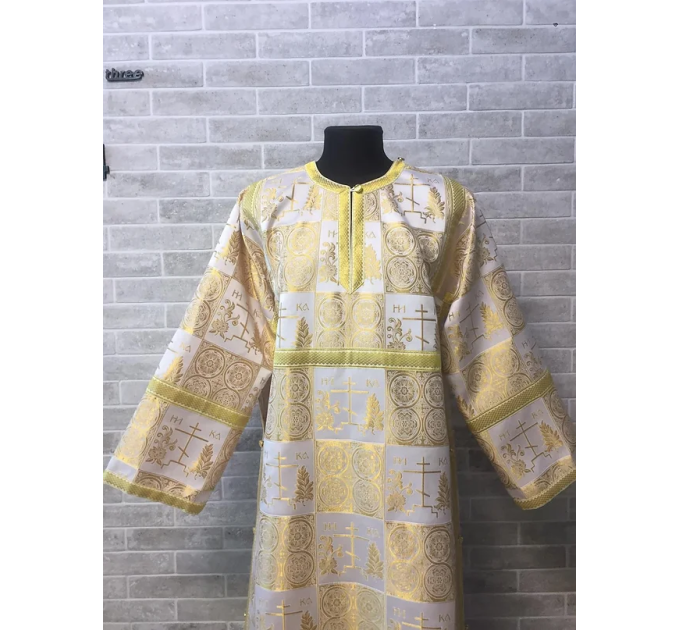Orthodox sticharion - Church stikhar - Altar Server Reader Robe in brocade