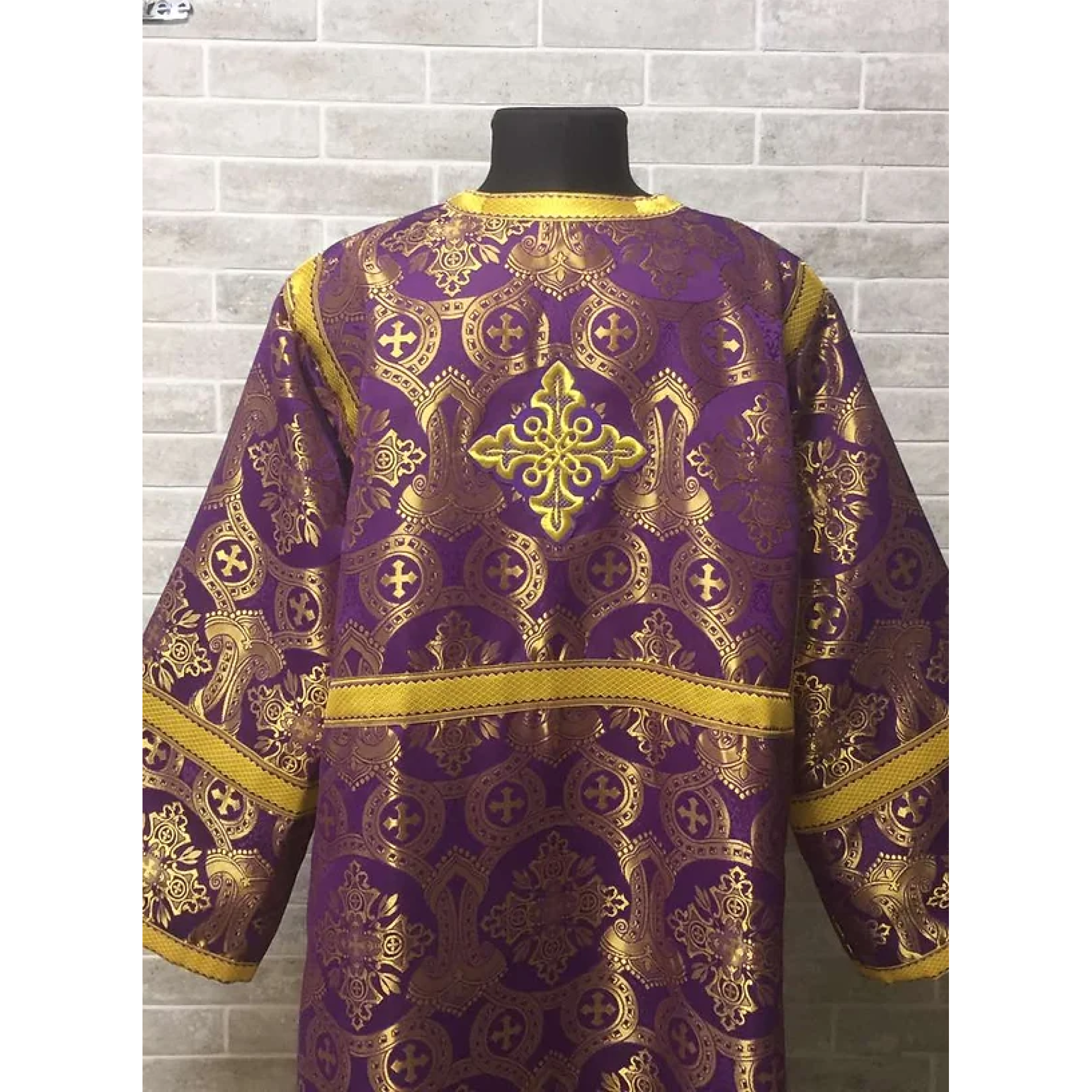 Orthodox sticharion - Church stikhar - Altar Server Reader Robe in brocade