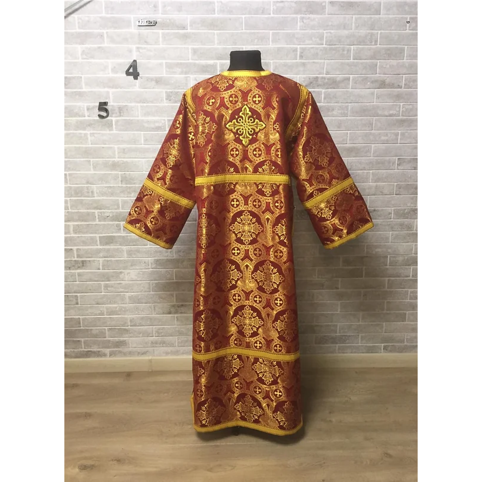 Orthodox sticharion - Church stikhar - Altar Server Reader Robe in brocade