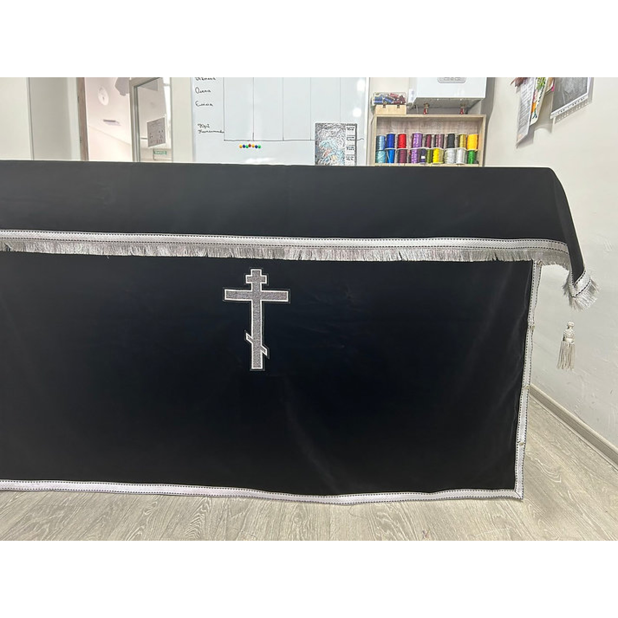 Church altar and prothesis Covers for Lent