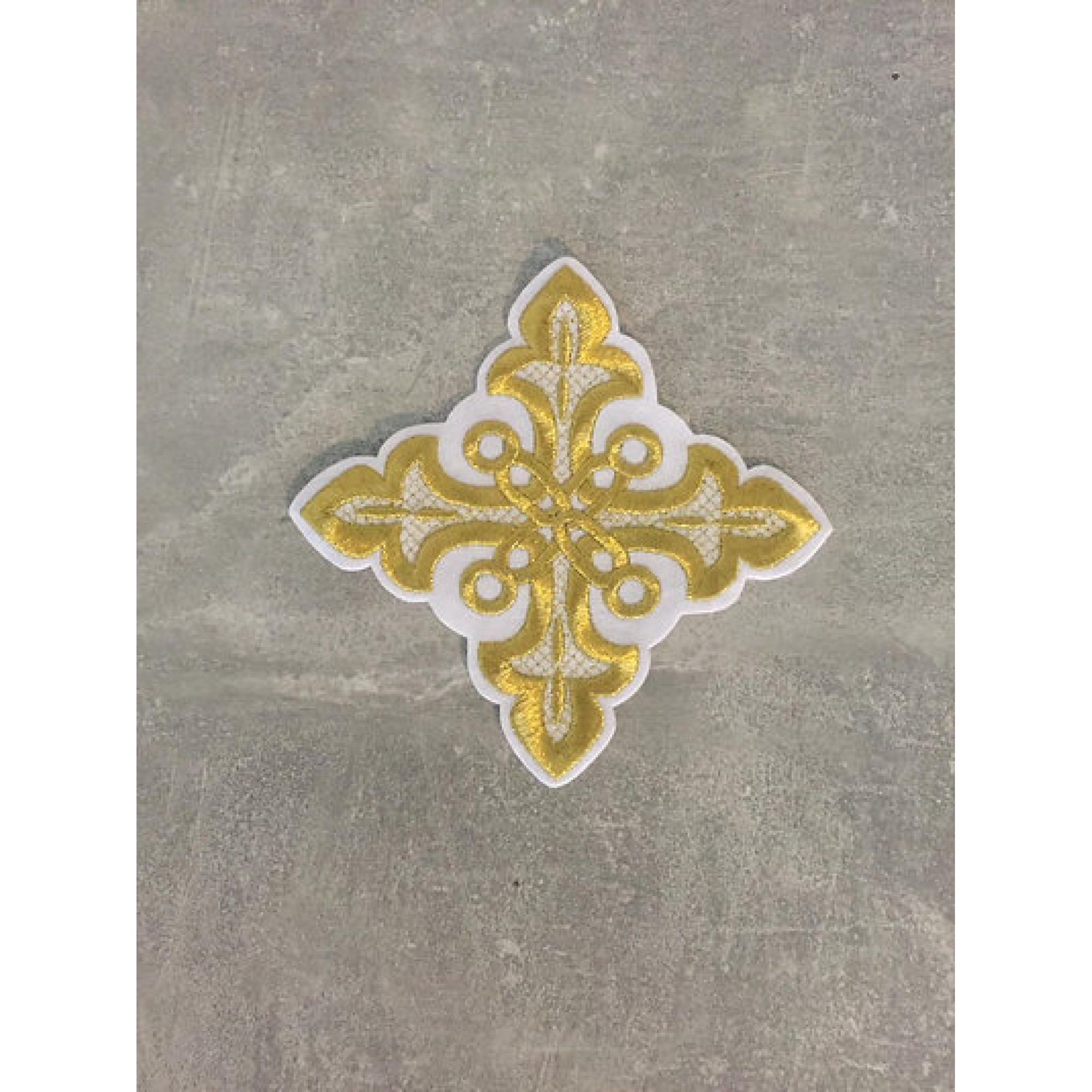 Orthodox Set of 16 embroidered crosses for Orthodox Greek style vestment