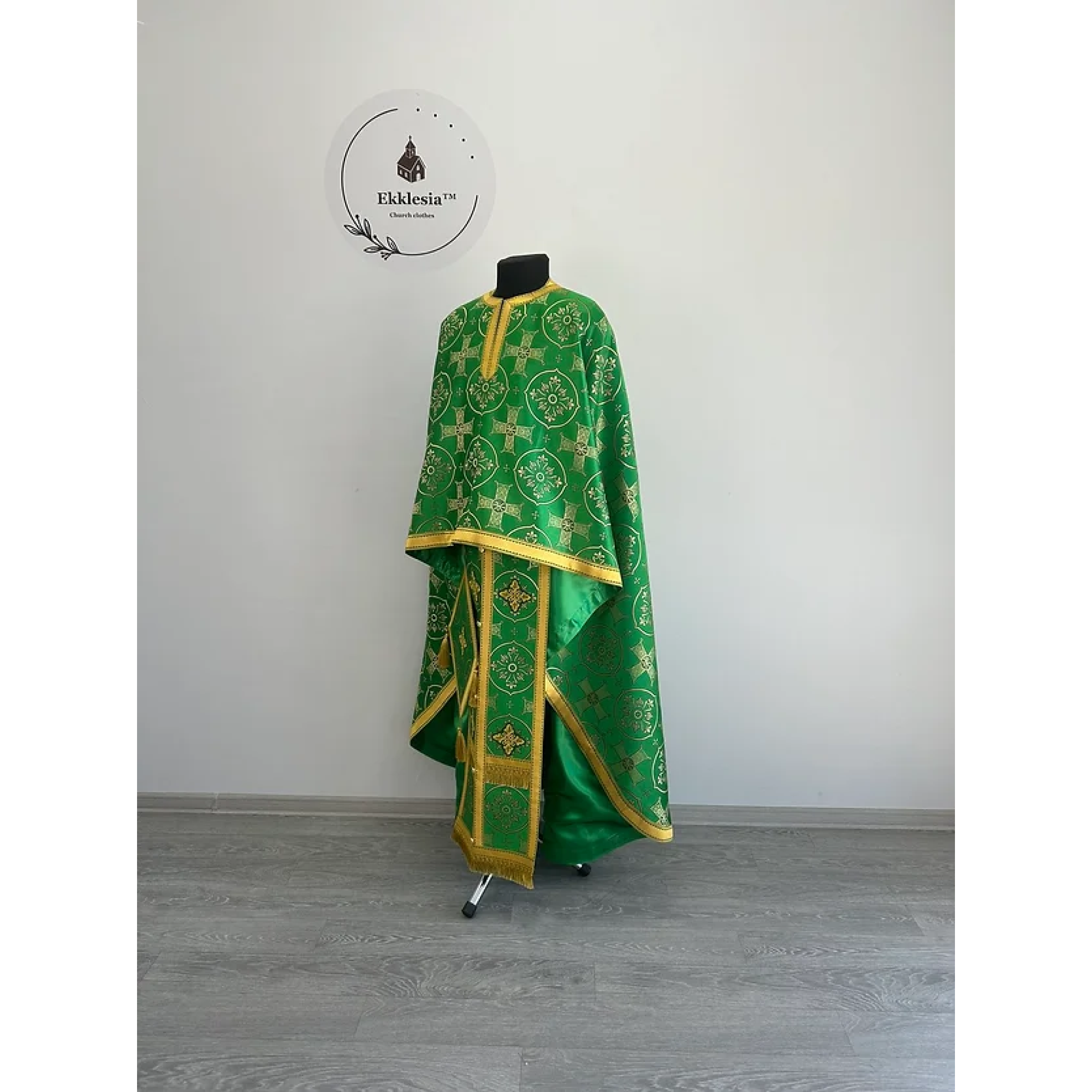 Greek style priest vestment in brocade - Liturgical vestment for priest