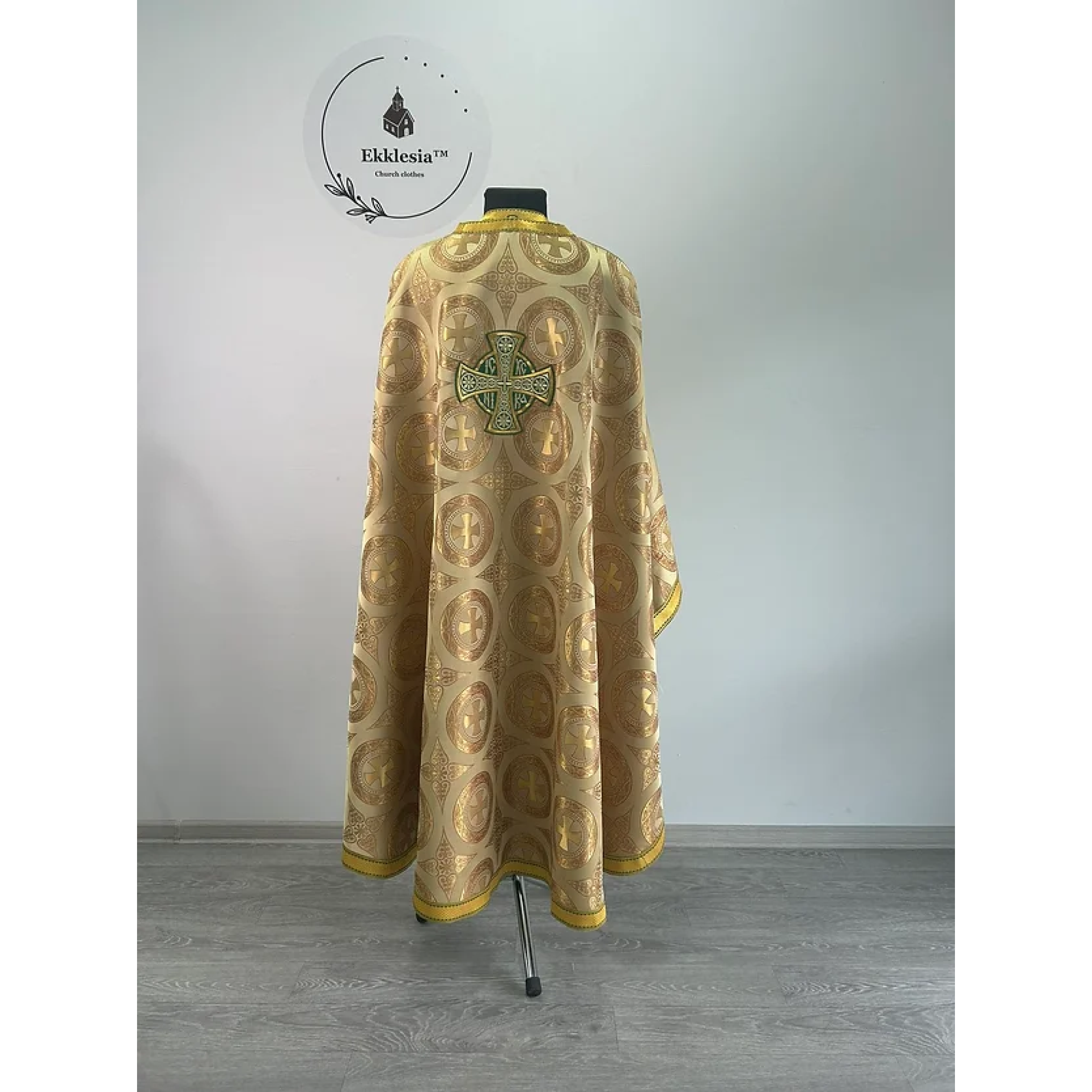 Greek style priest vestment in brocade - Liturgical vestment for priest