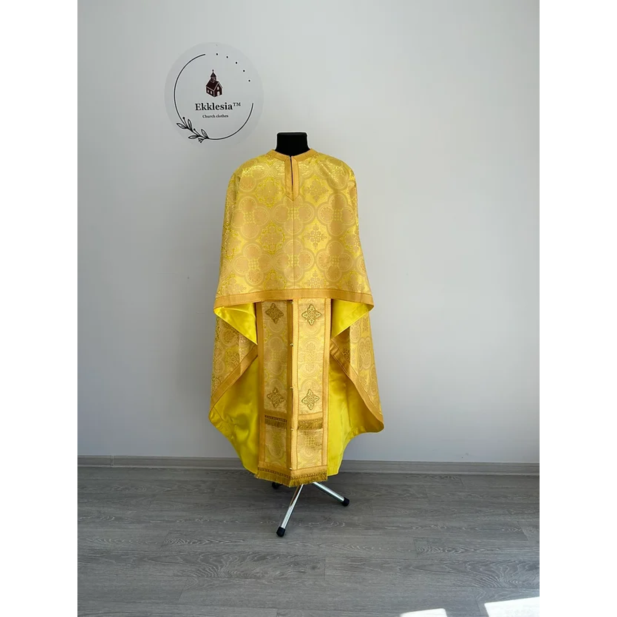 Greek style priest vestment in brocade - Liturgical vestment for priest