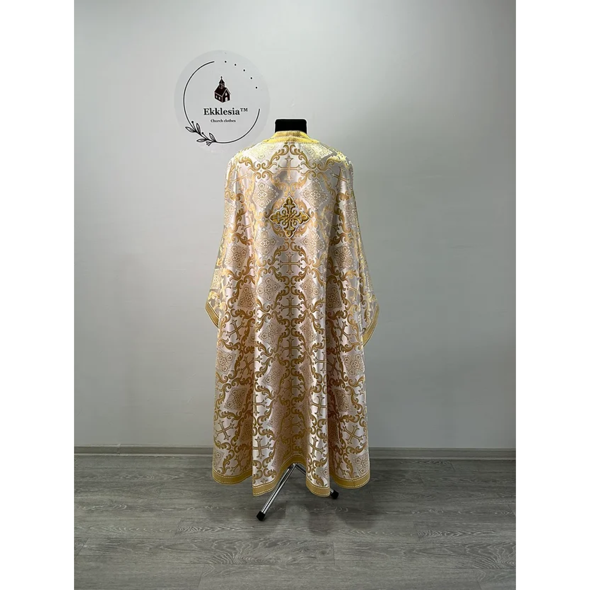 Greek style priest vestment in brocade - Liturgical vestment for priest