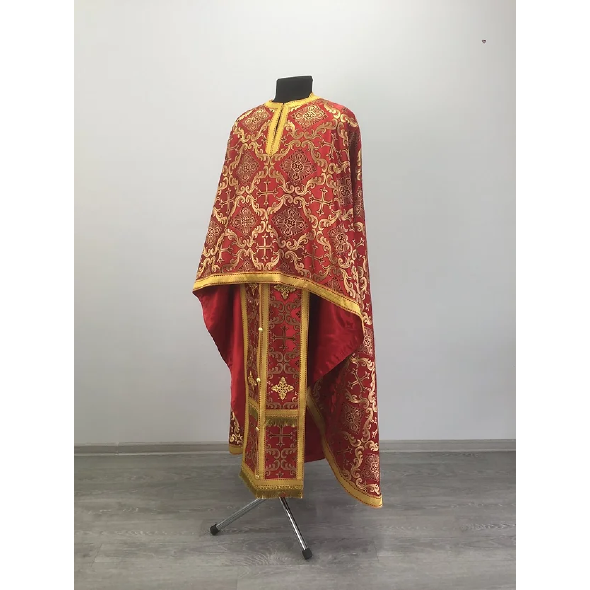 Greek style priest vestment in brocade - Liturgical vestment for priest