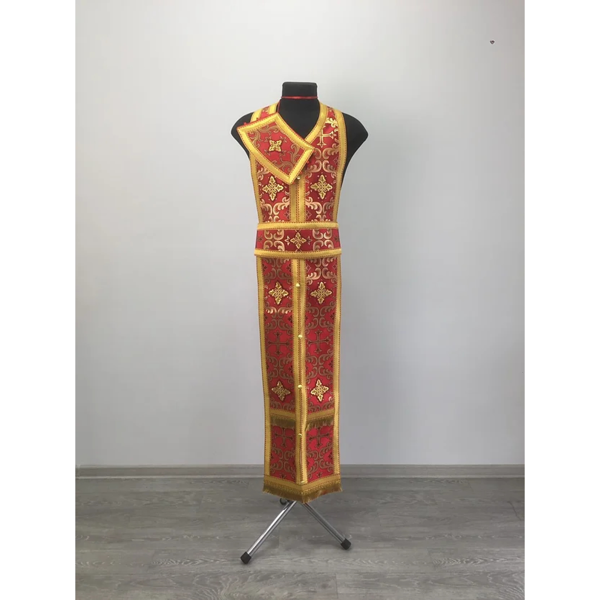 Greek style priest vestment in brocade - Liturgical vestment for priest