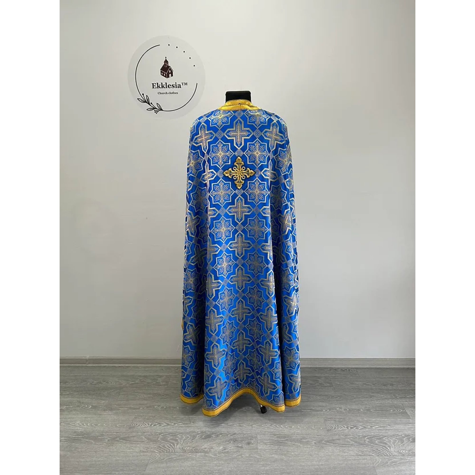 Greek style priest vestment in brocade - Liturgical vestment for priest