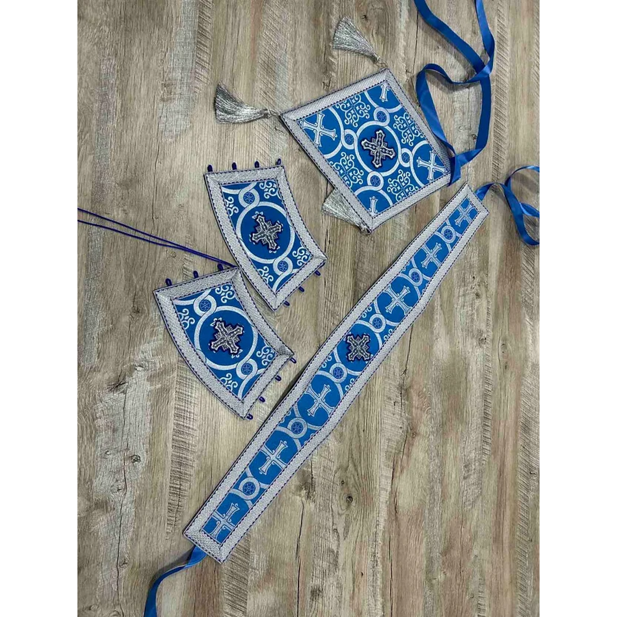Greek style priest vestment in brocade - Liturgical vestment for priest
