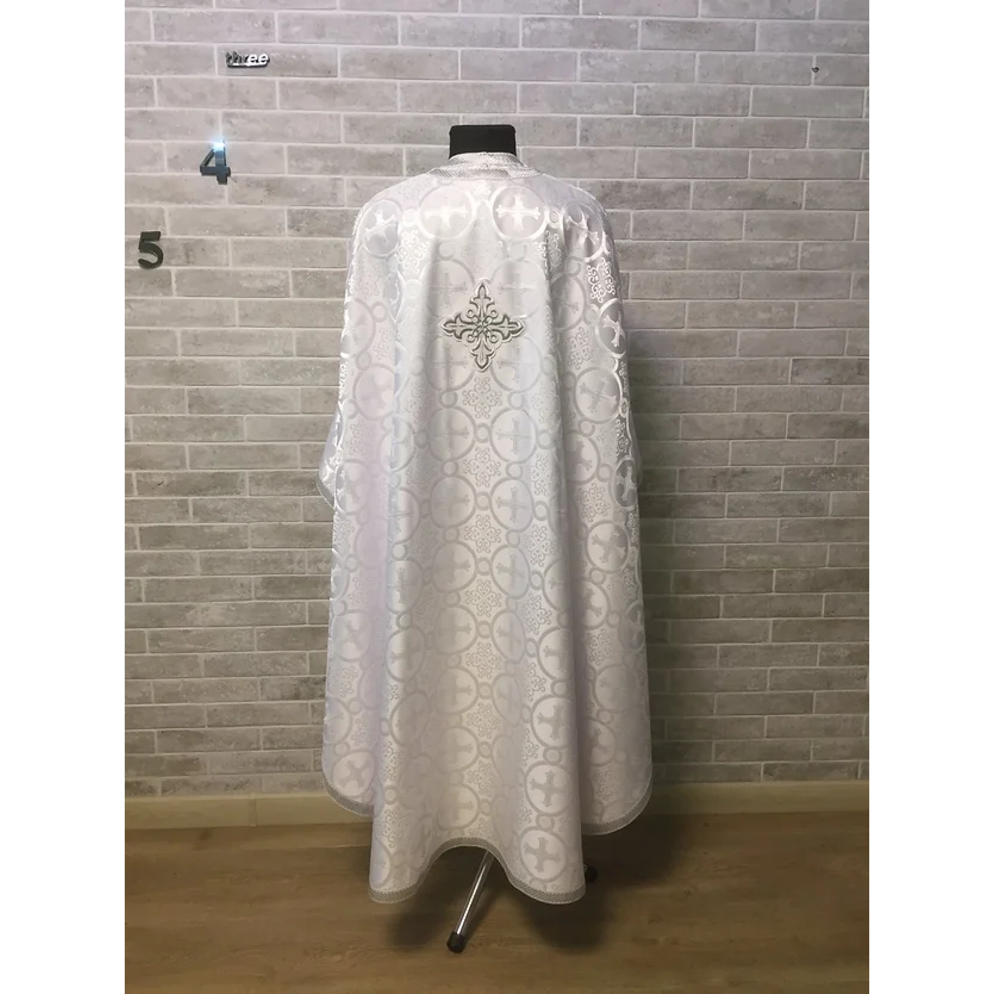 Greek style priest vestment in brocade - Liturgical vestment for priest