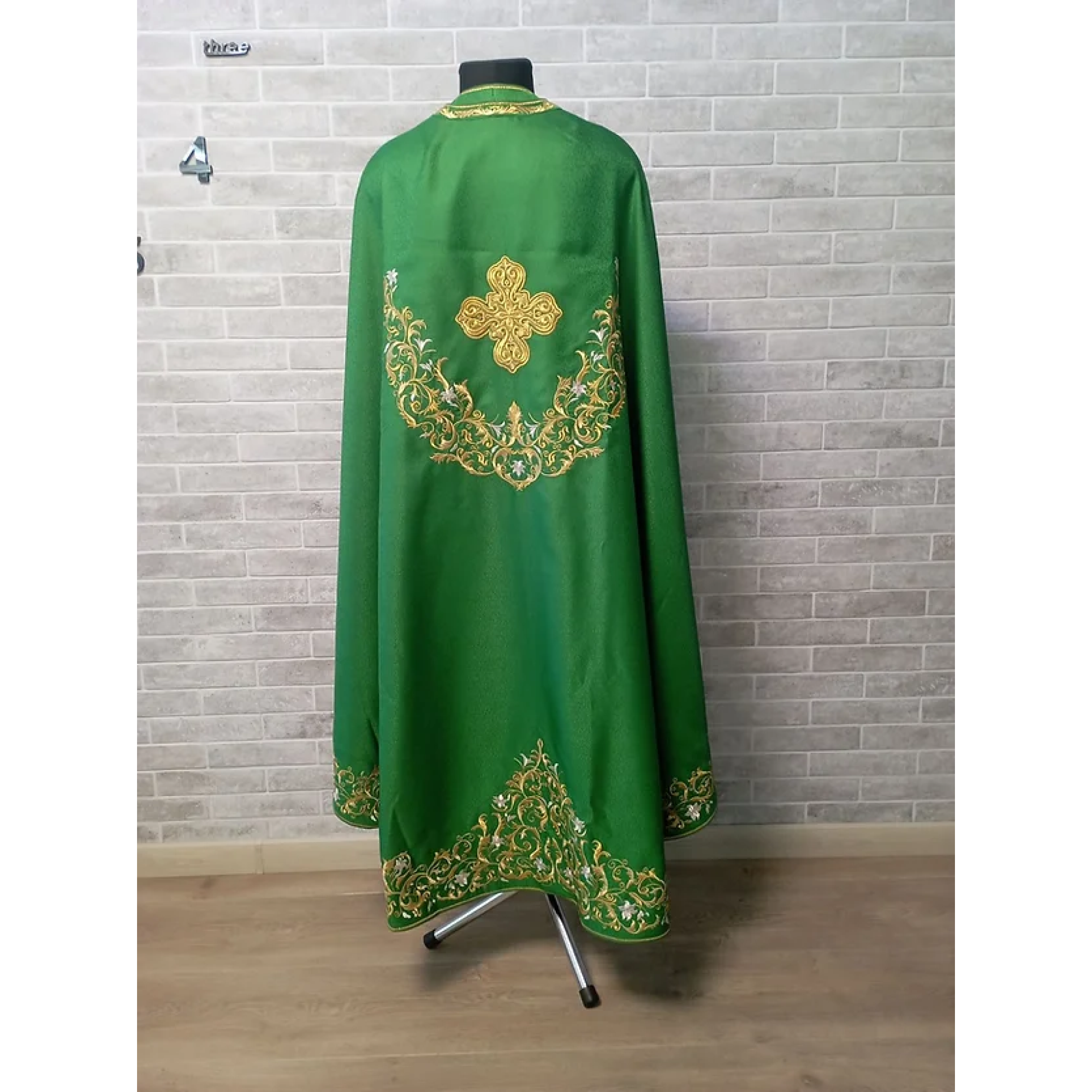 Greek style priest vestment in brocade - Liturgical vestment for priest