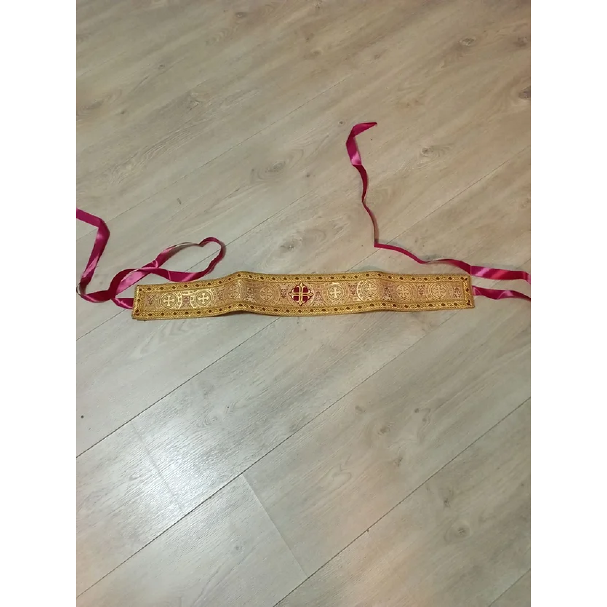 Greek style priest vestment in brocade - Liturgical vestment for priest