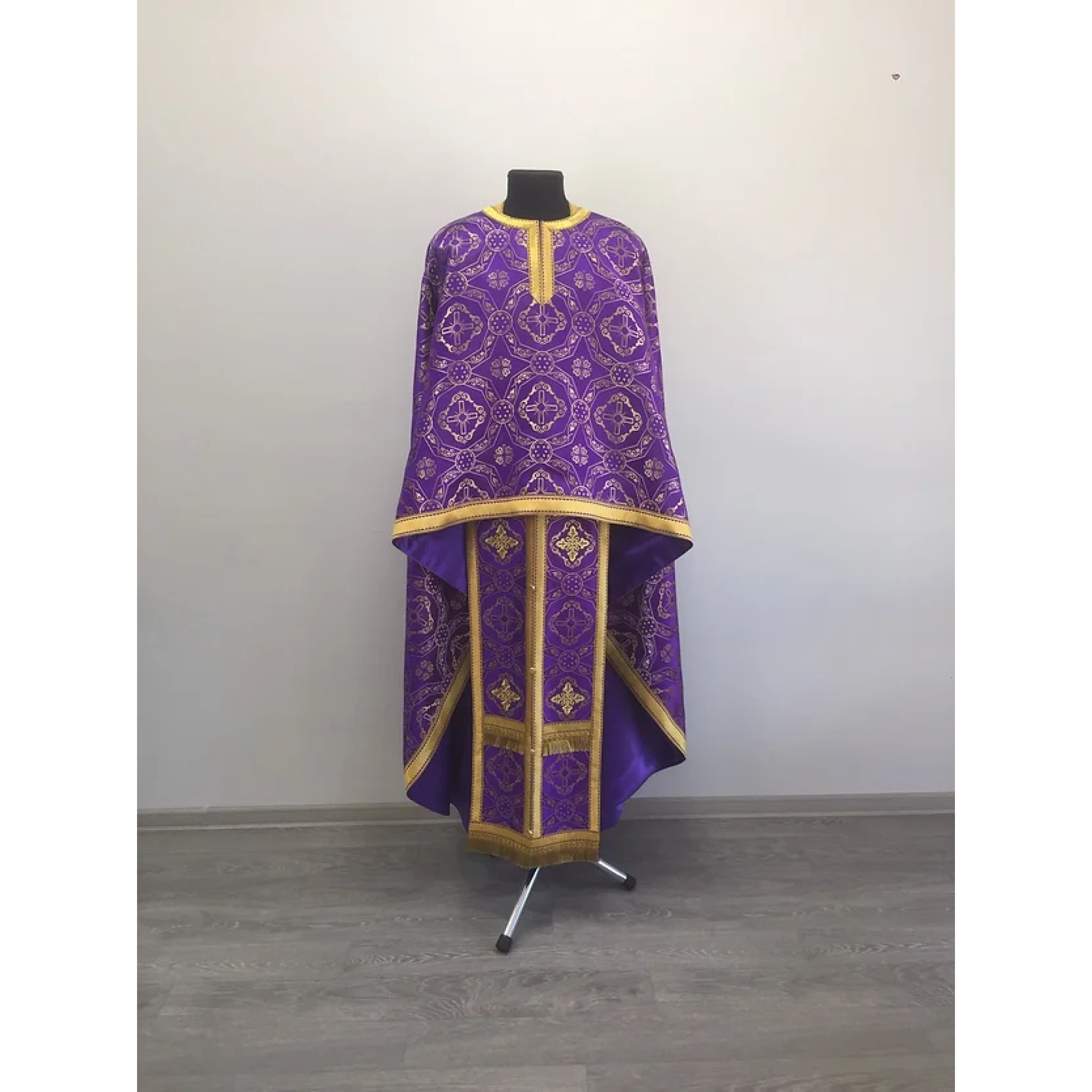Greek style priest vestment in brocade - Liturgical vestment for priest