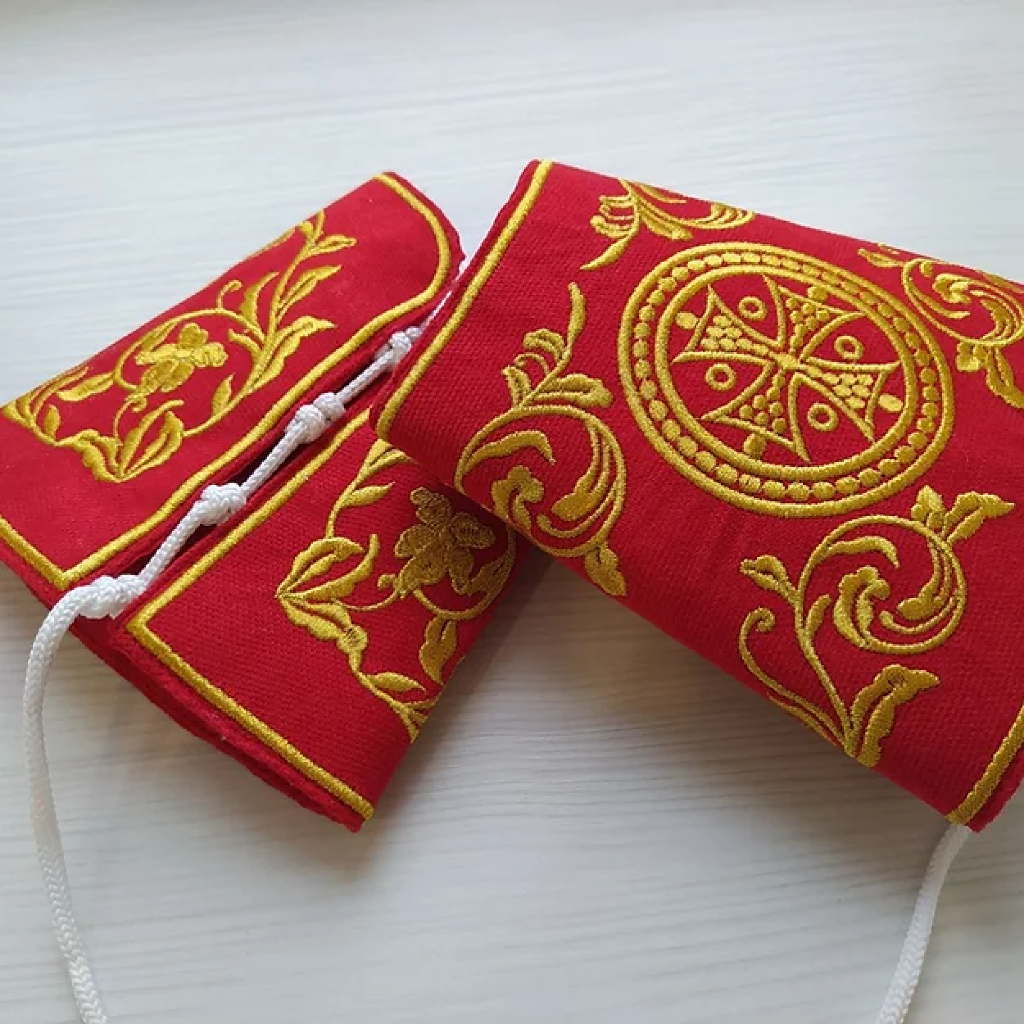 Greek style priest vestment in brocade - Liturgical vestment for priest