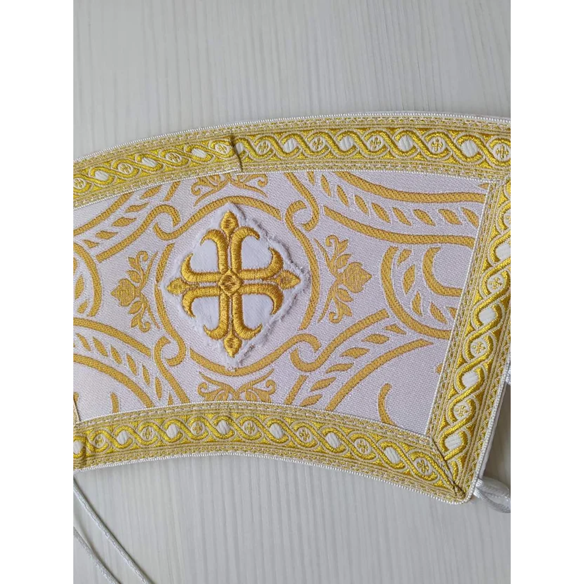 Greek style priest vestment in brocade - Liturgical vestment for priest