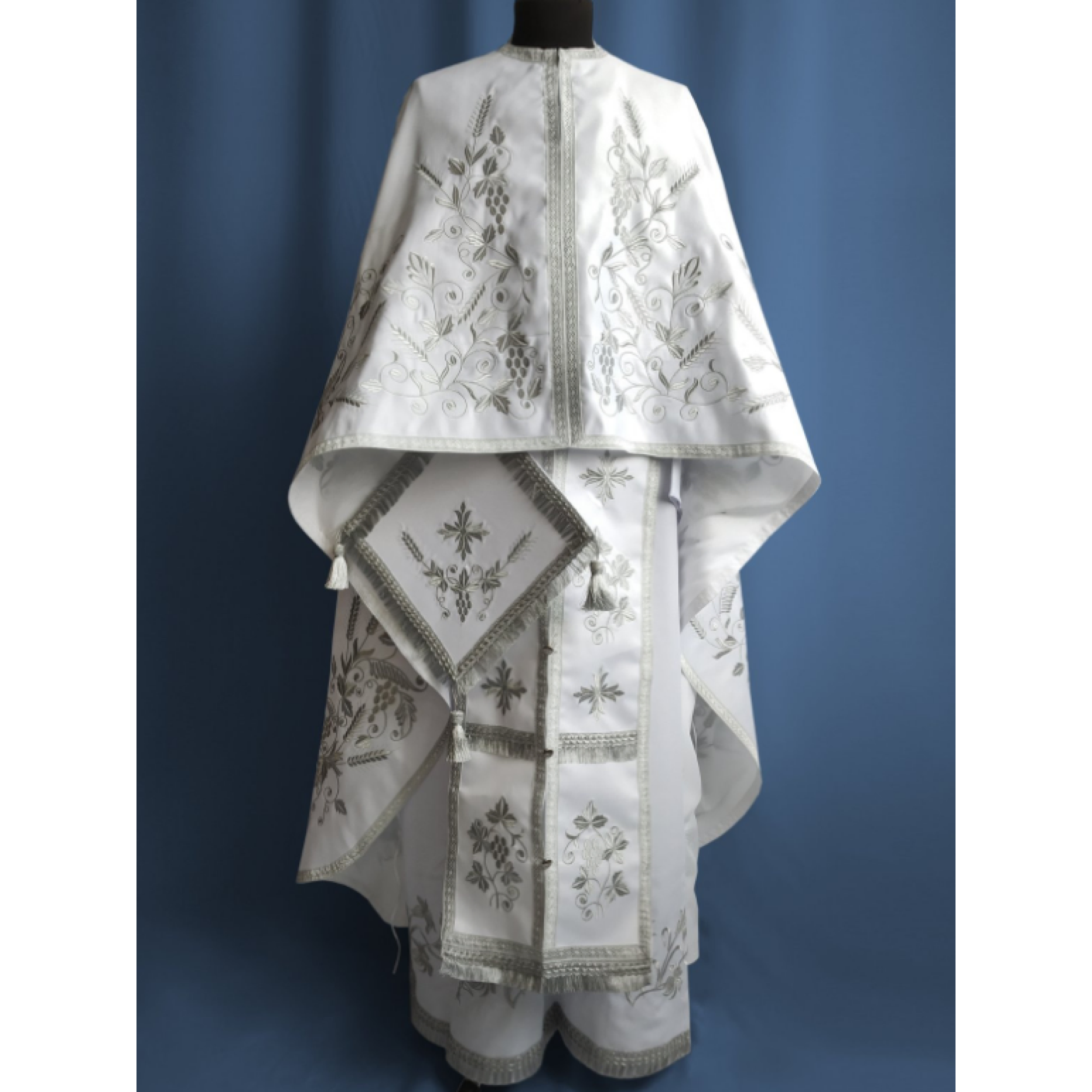 Greek style priest vestment in brocade - Liturgical vestment for priest