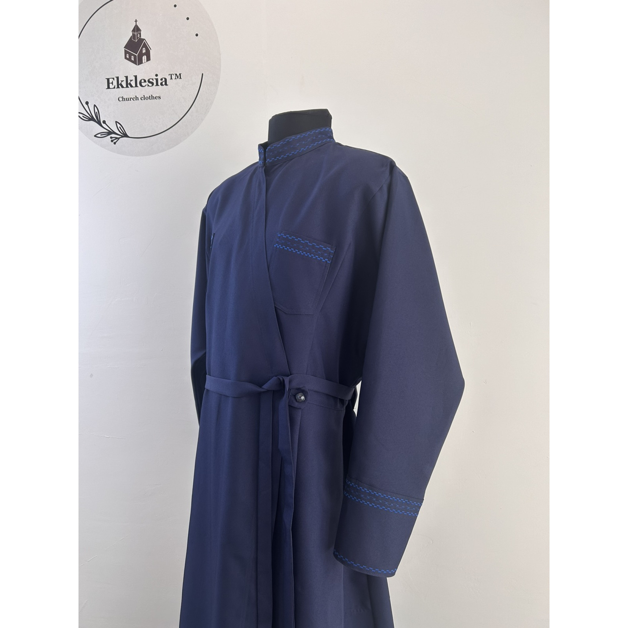 Orthodox Greek undercassock from gabardine - Cassock for a priest ...