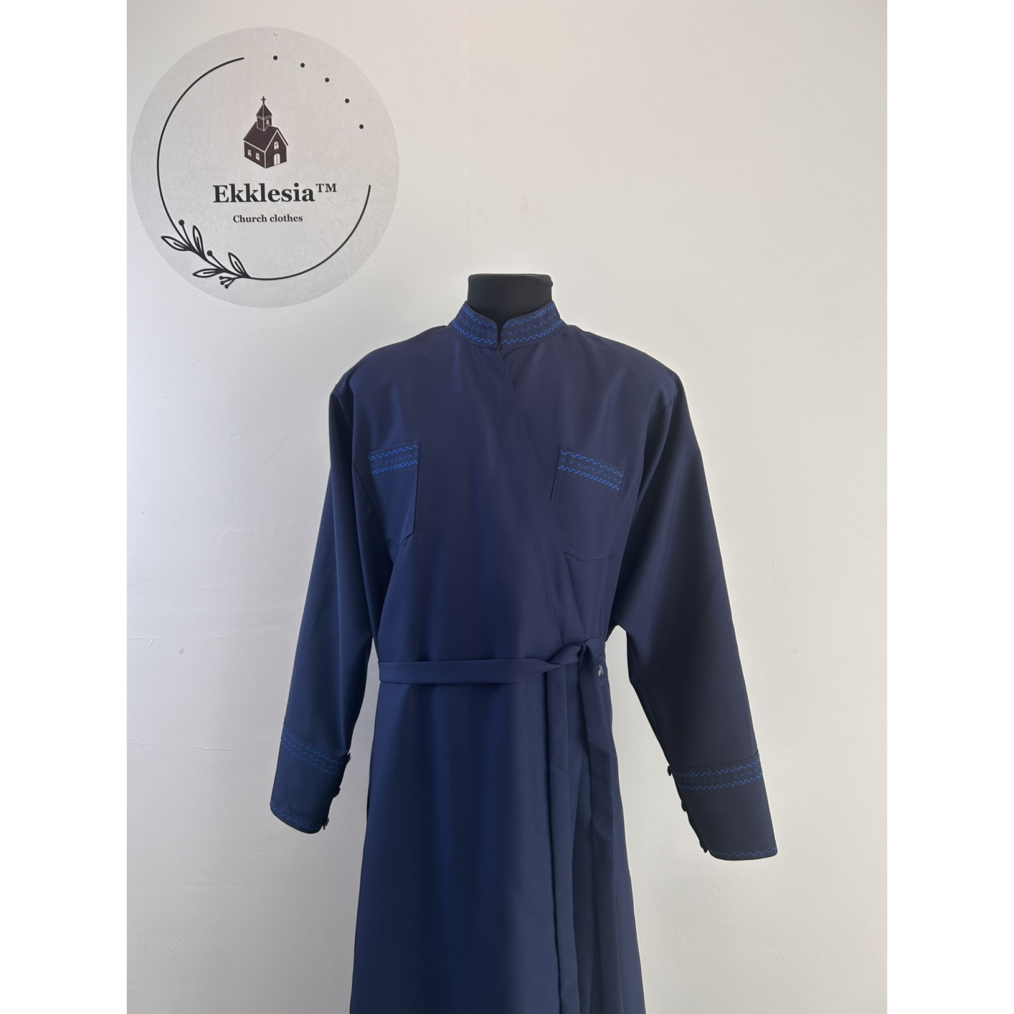 Orthodox Greek undercassock from gabardine - Cassock for a priest ...