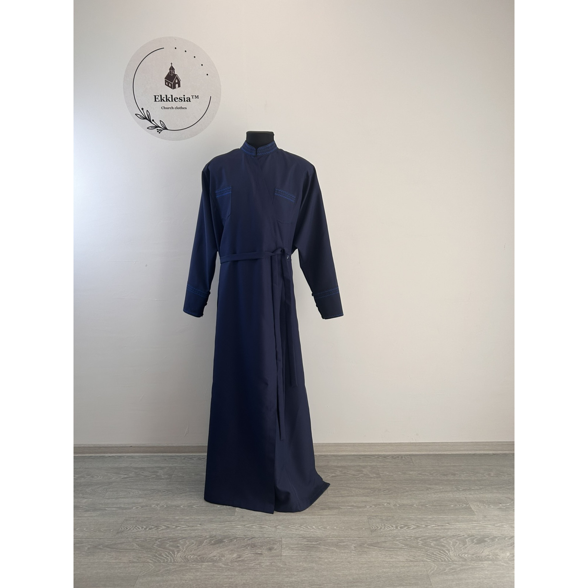 Orthodox Greek undercassock from gabardine - Cassock for a priest ...