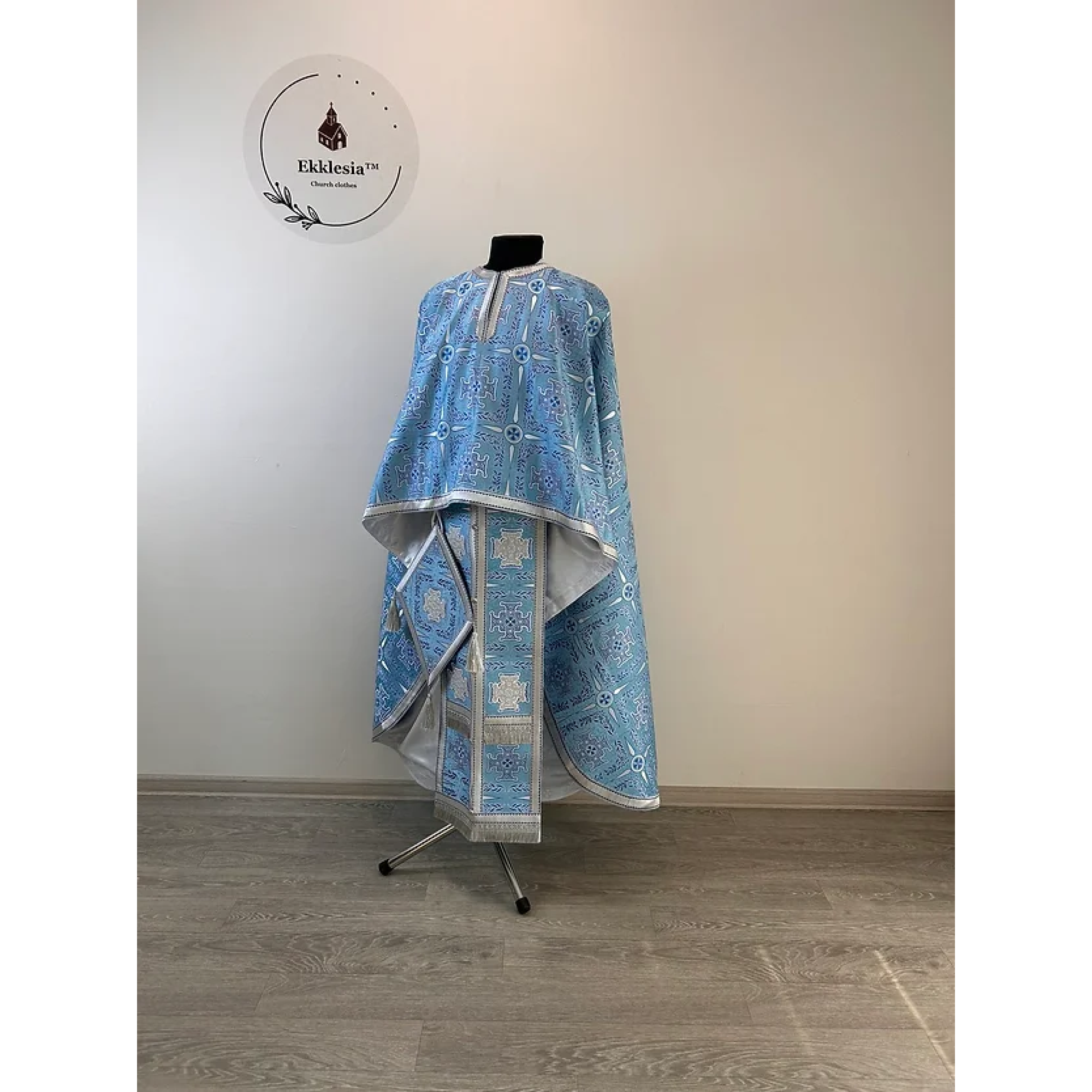 Greek style priest vestment in brocade - Liturgical vestment for priest