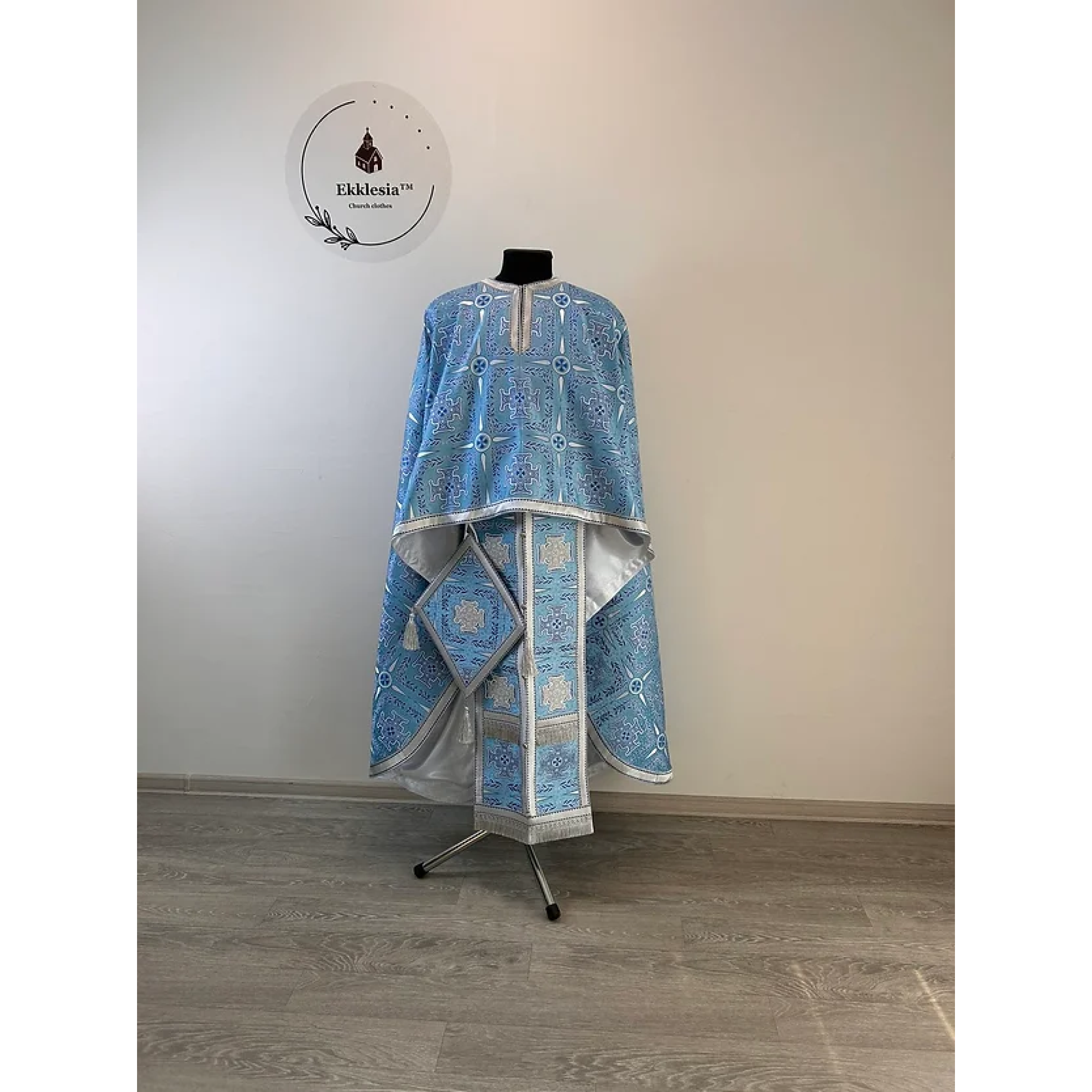 Greek style priest vestment in brocade - Liturgical vestment for priest