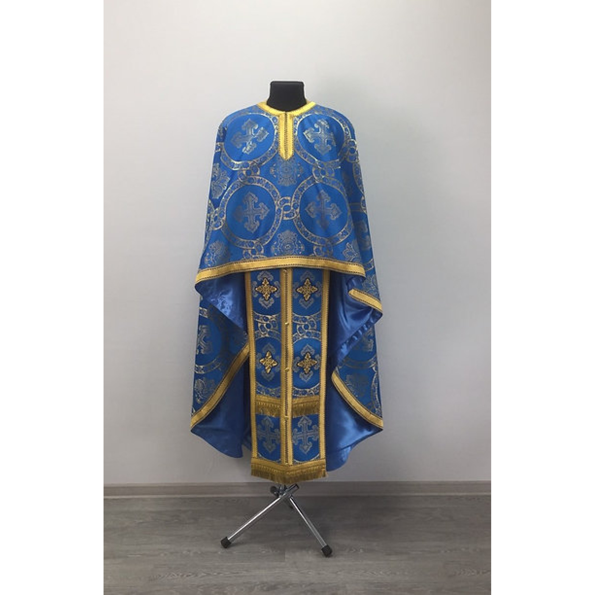 Greek style priest vestment in brocade - Liturgical vestment for priest