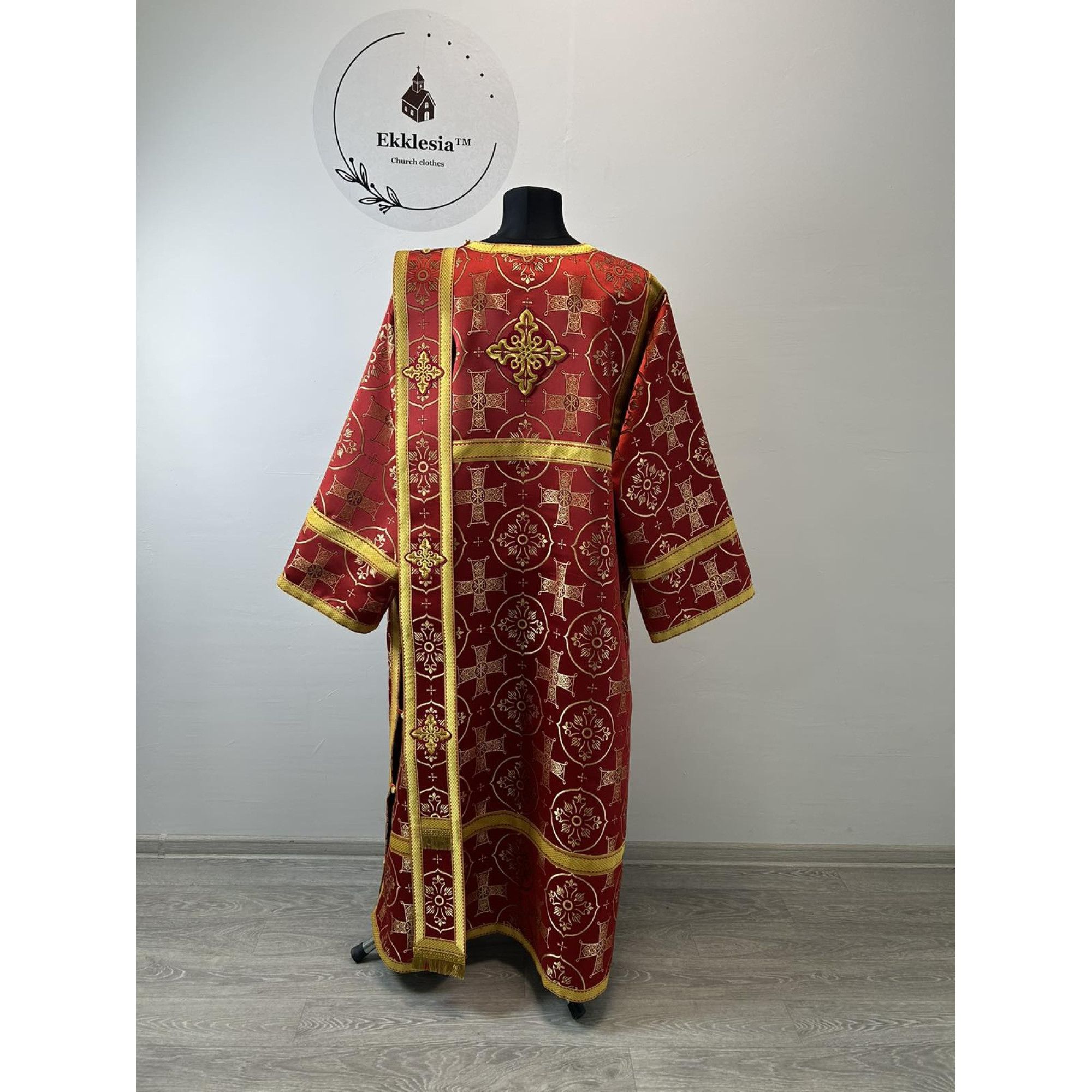 Vestment for deacon - Orthodox sticharion, orar, and cuffs - Liturgical ...