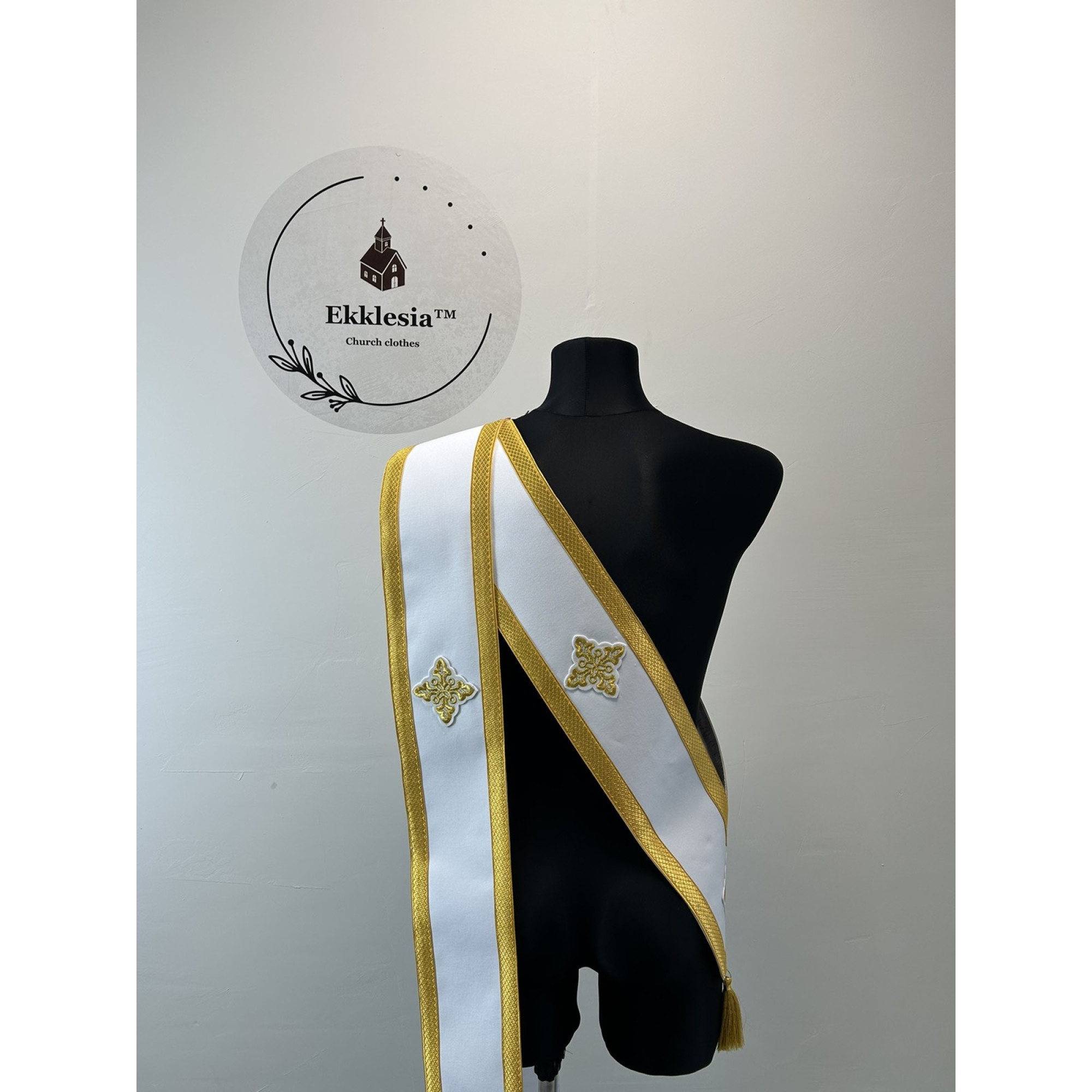 Deacons orar - Deacon's / Protodeacon's orthodox orarion -Basic orar in ...