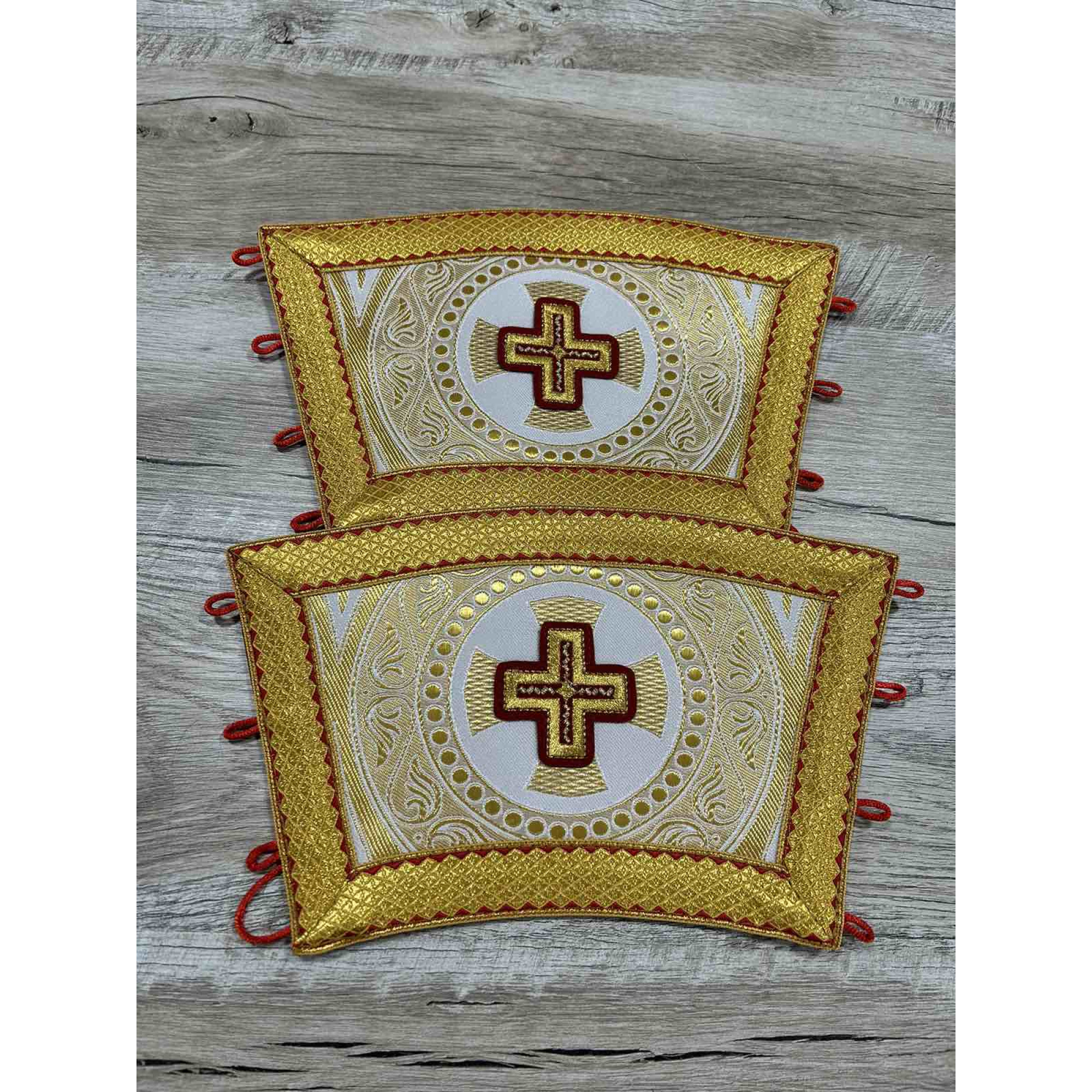 Bishop's Communion set - Bishop gold brocade church set - Omophor ...