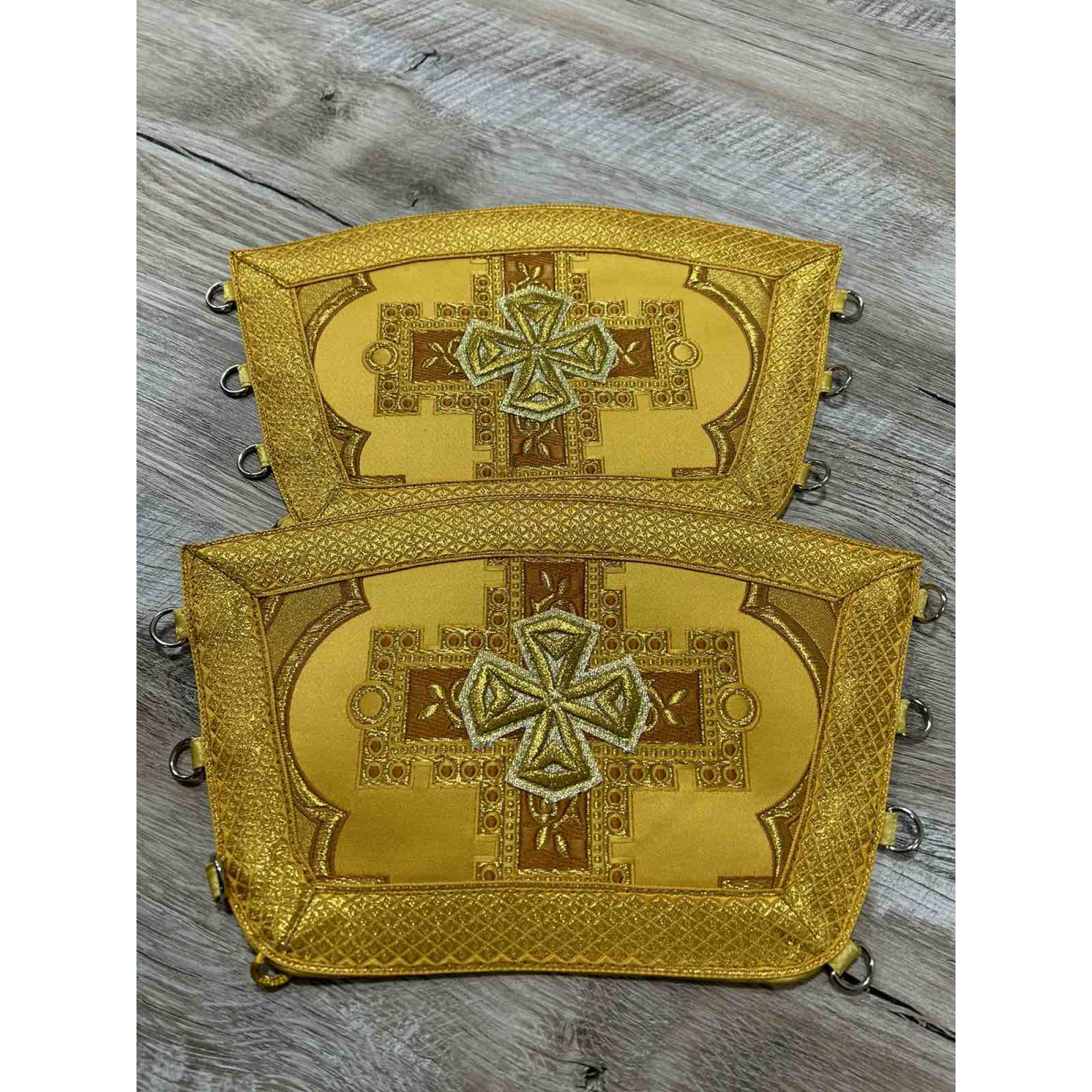 VGold priest vestment - Liturgical vestment on brocade - Church garment