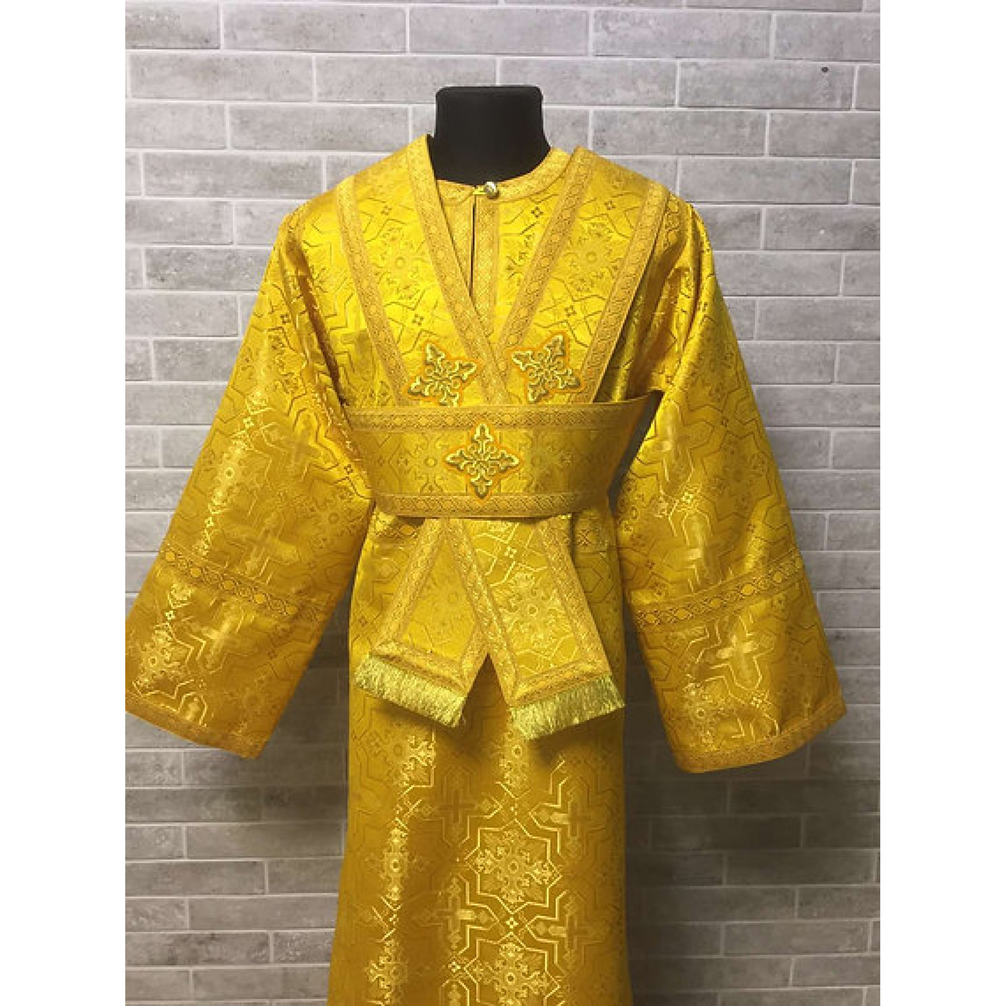 Subdeacon's set - Stichar and orar in greek brocade - Orthodox ...