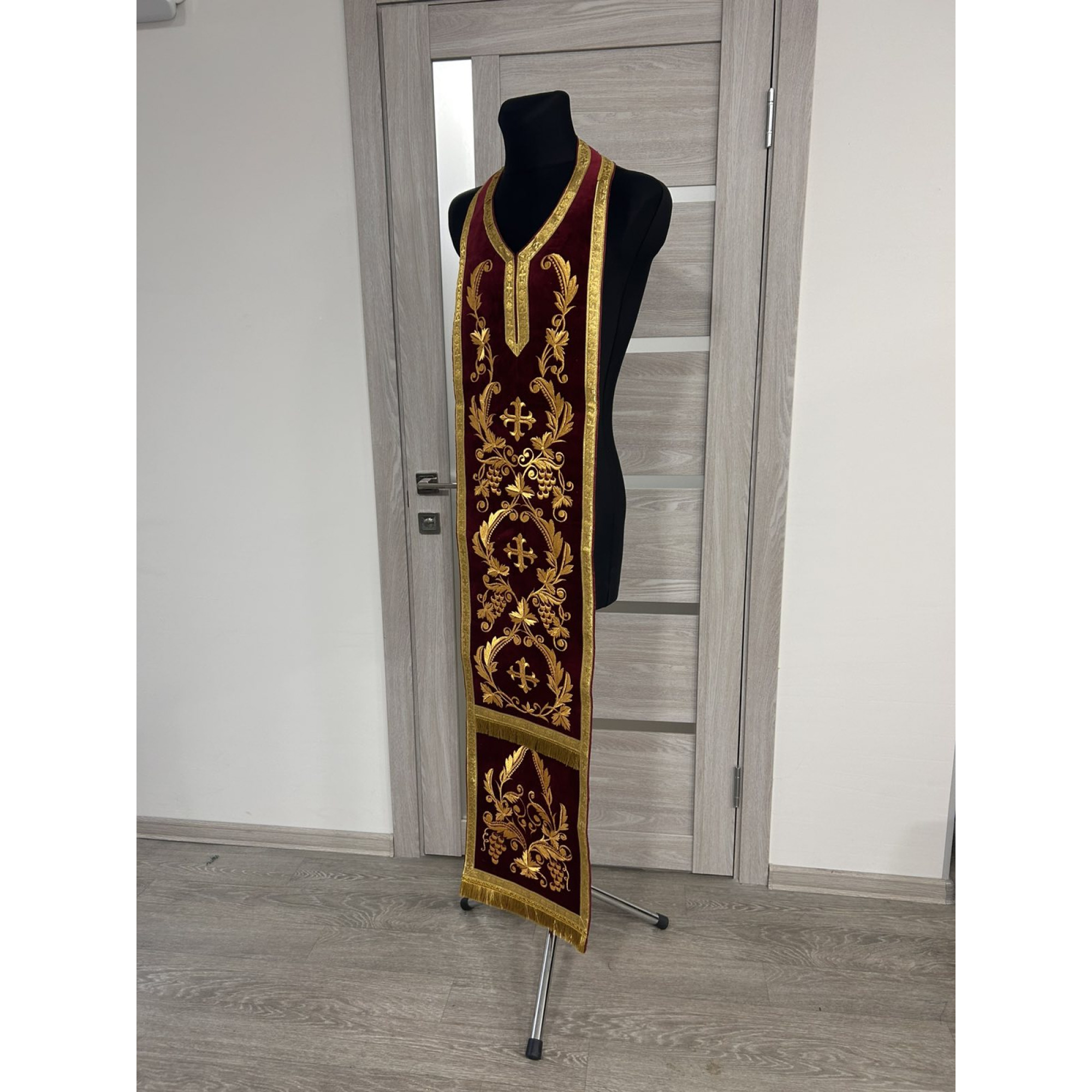 Greek vestment with solid epitrachyl - Priest robe - Orthodox vestments ...