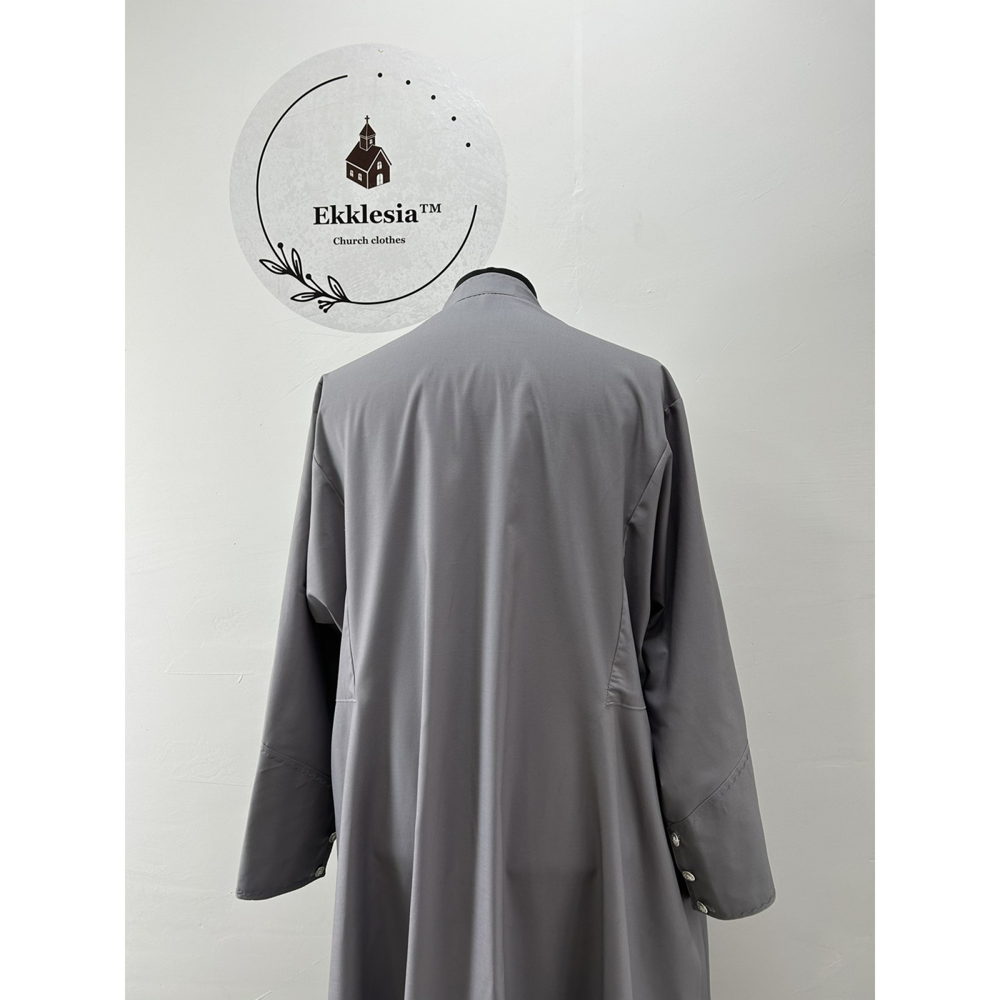 Orthodox cassock in gray summer cotton - Thin inner cassock - Classic ...