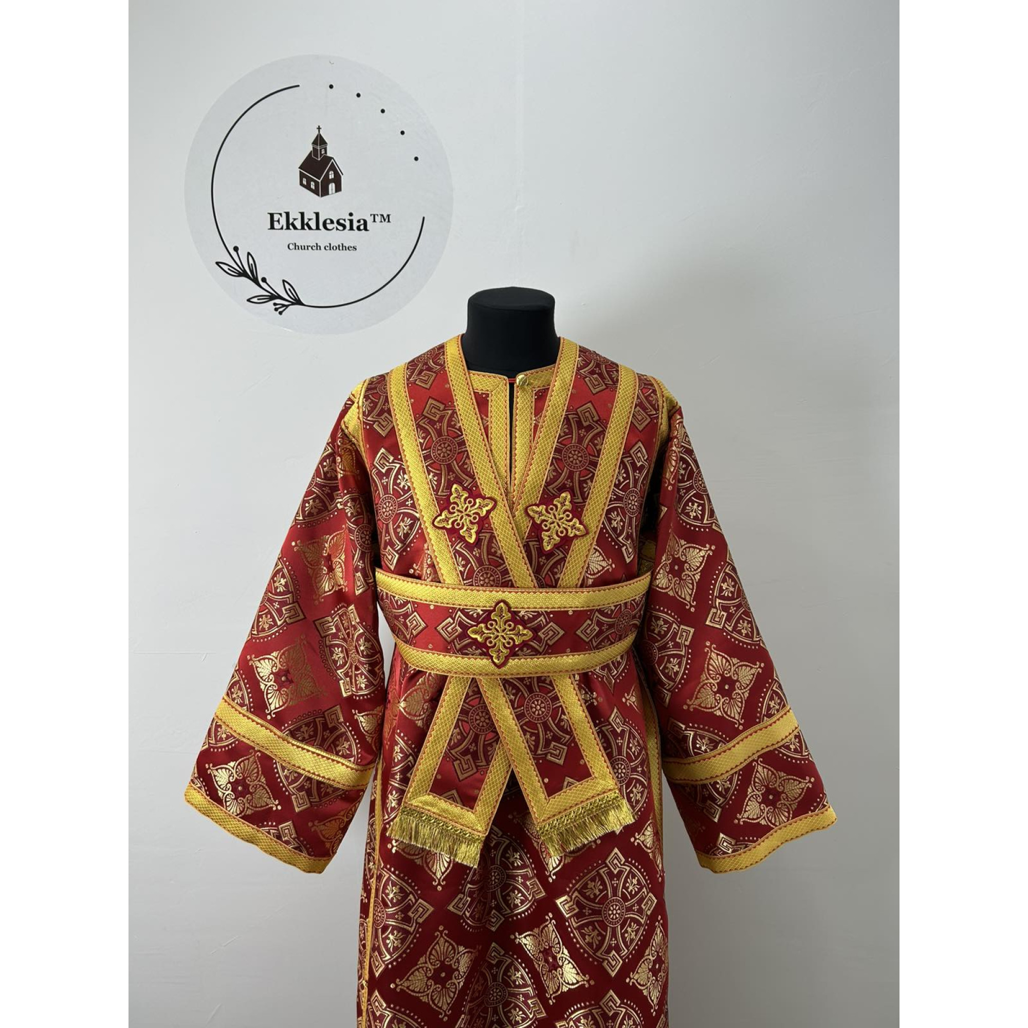 Sticharion for orthodox subdeacon - Liturgical brocade stichar - Altar ...