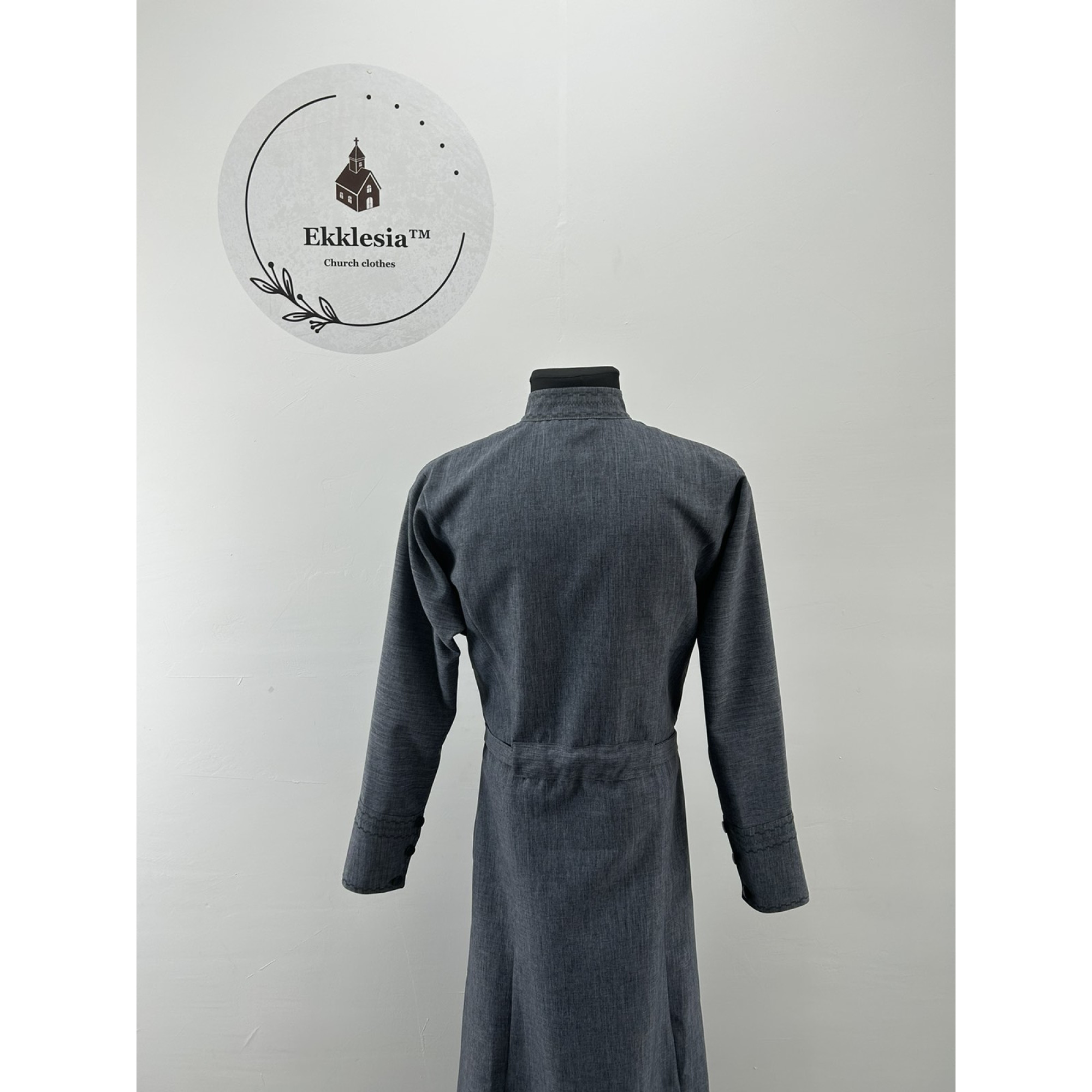 Cassock in Greek style - Inner cassock in linen gabardine - Summer cassock