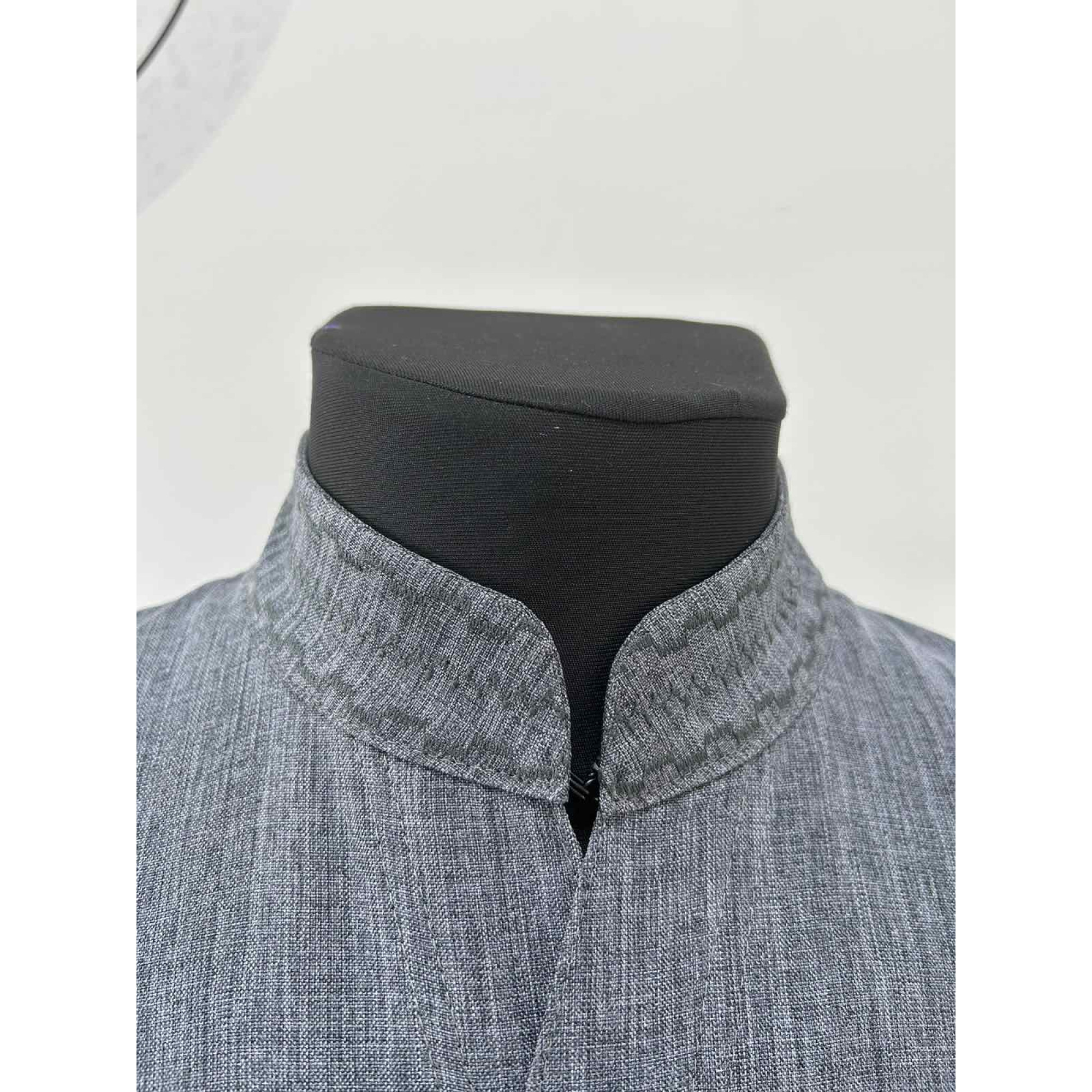 Cassock in Greek style - Inner cassock in linen gabardine - Summer cassock