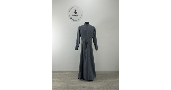 Cassock in Greek style - Inner cassock in linen gabardine - Summer cassock