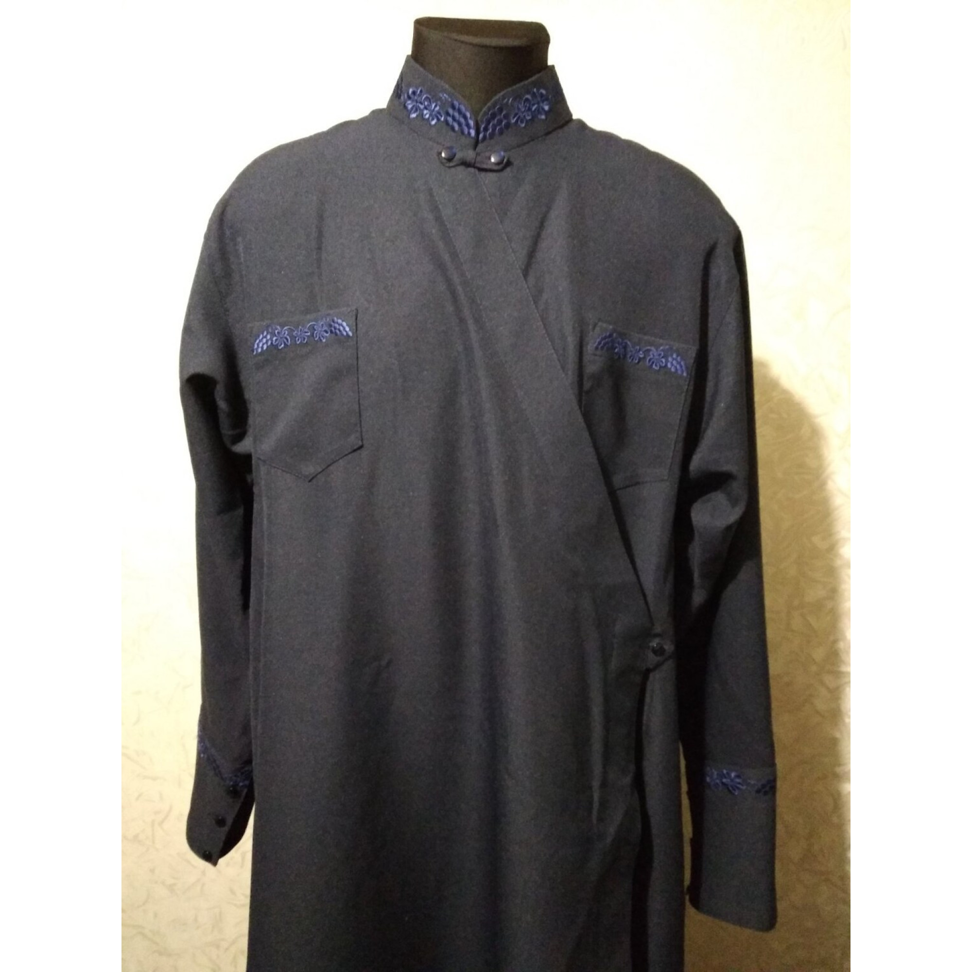 Orthodox Greek undercassock from gabardine with machine embroidery ...